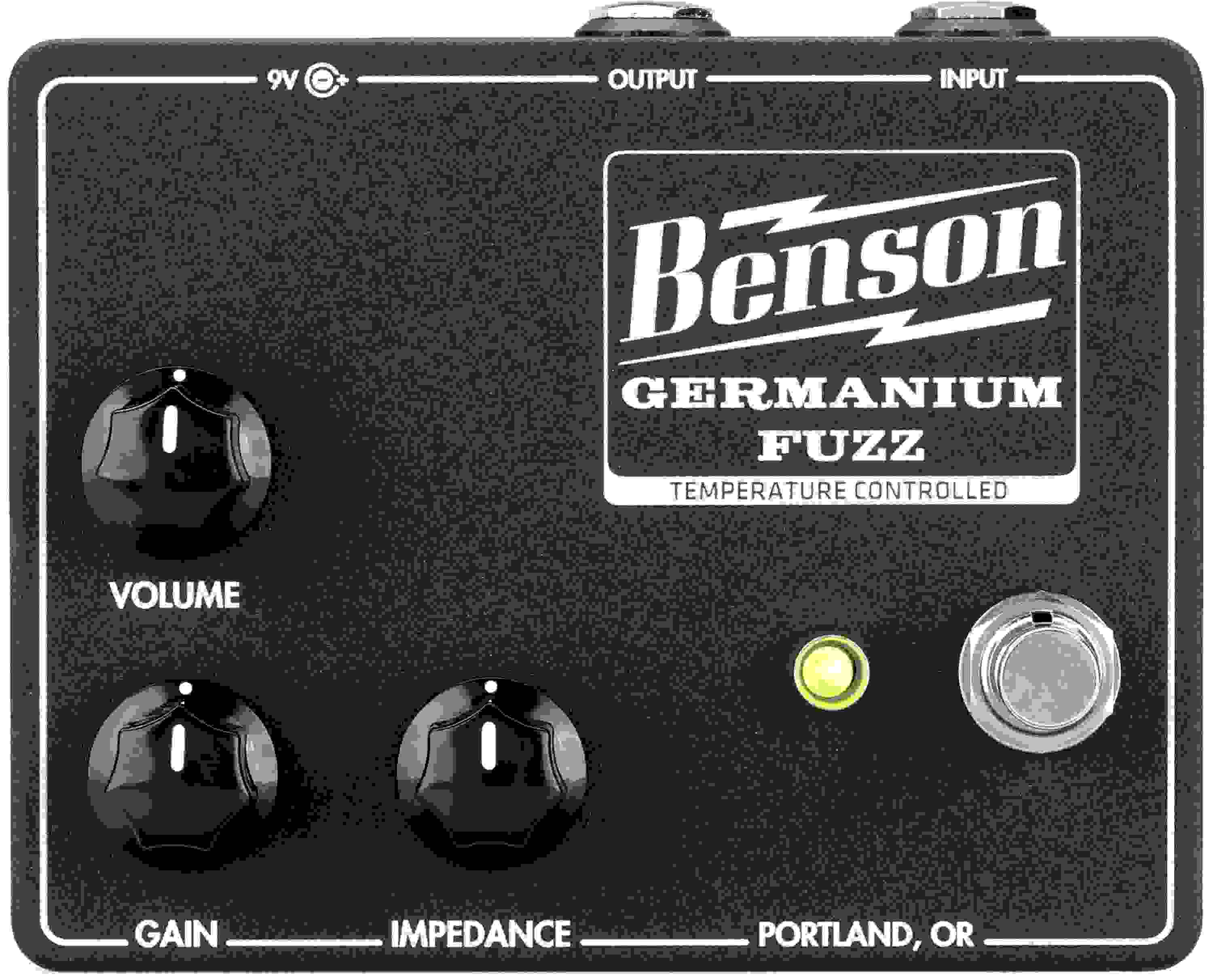 Benson Amps Germanium Fuzz Pedal - Studio Black | Sweetwater
