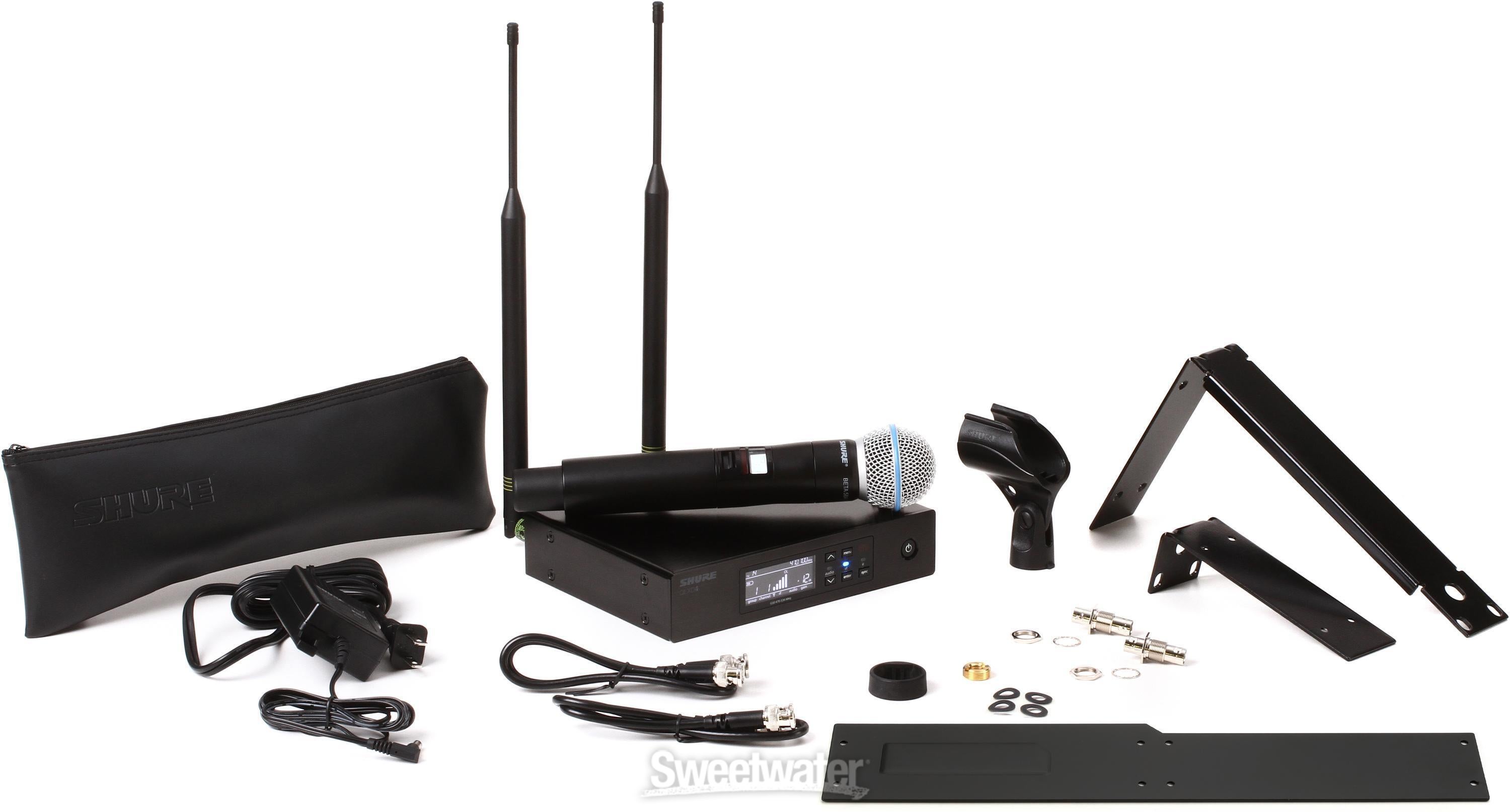 Shure QLXD24/B58 Digital Wireless Handheld Microphone System Shure QLXD24/B58 Digital Wireless Handheld Microphone System