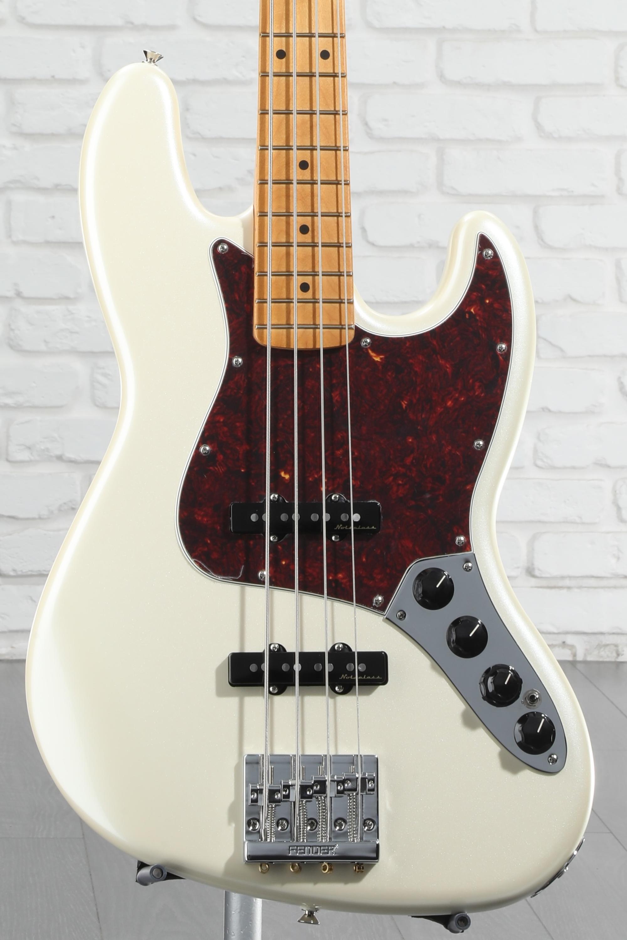 Fender Player Plus Active Jazz Bass - Olympic Pearl with Maple ...