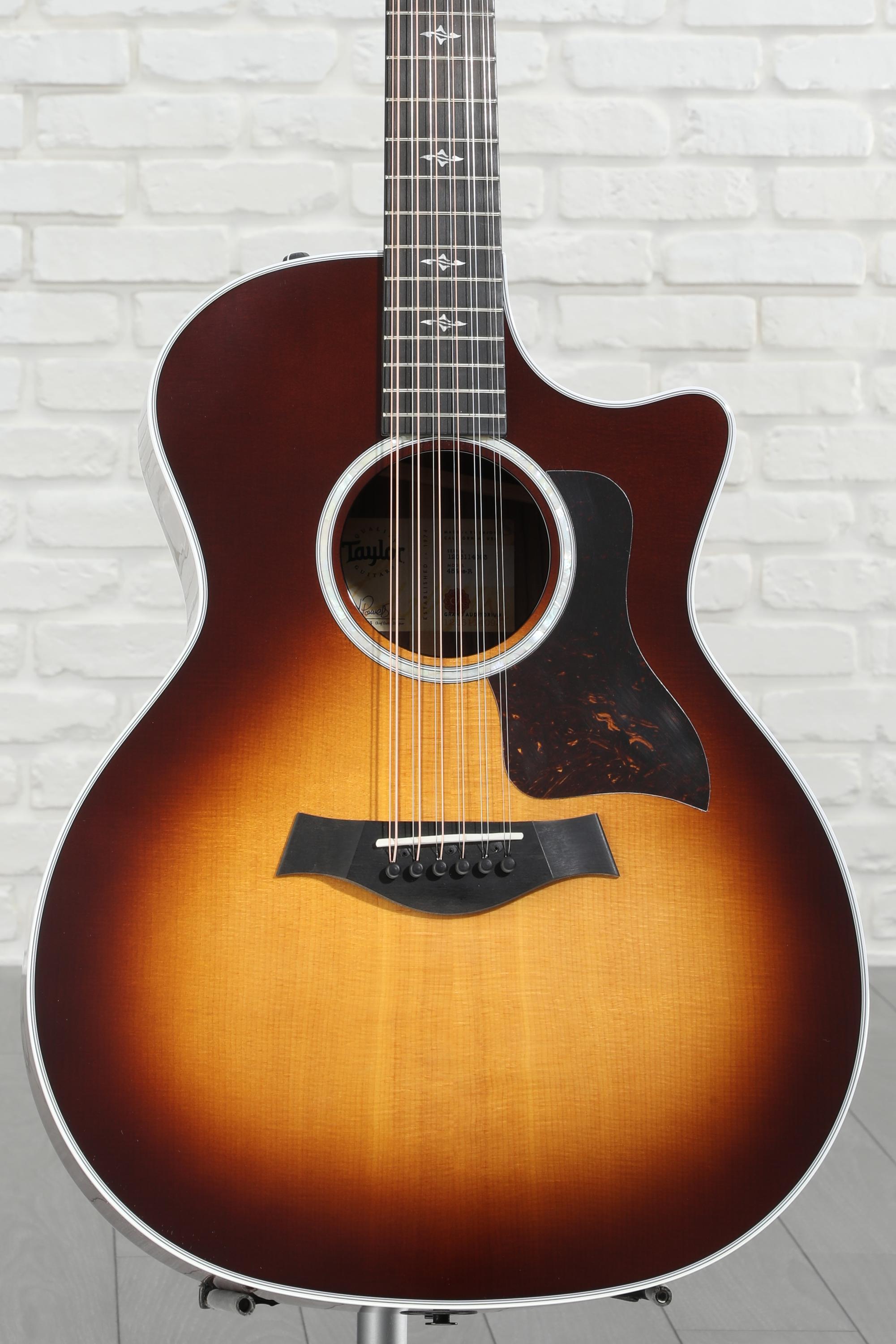 Taylor 454ce-R 12-string Acoustic-electric Guitar - Tobacco Sunburst ...