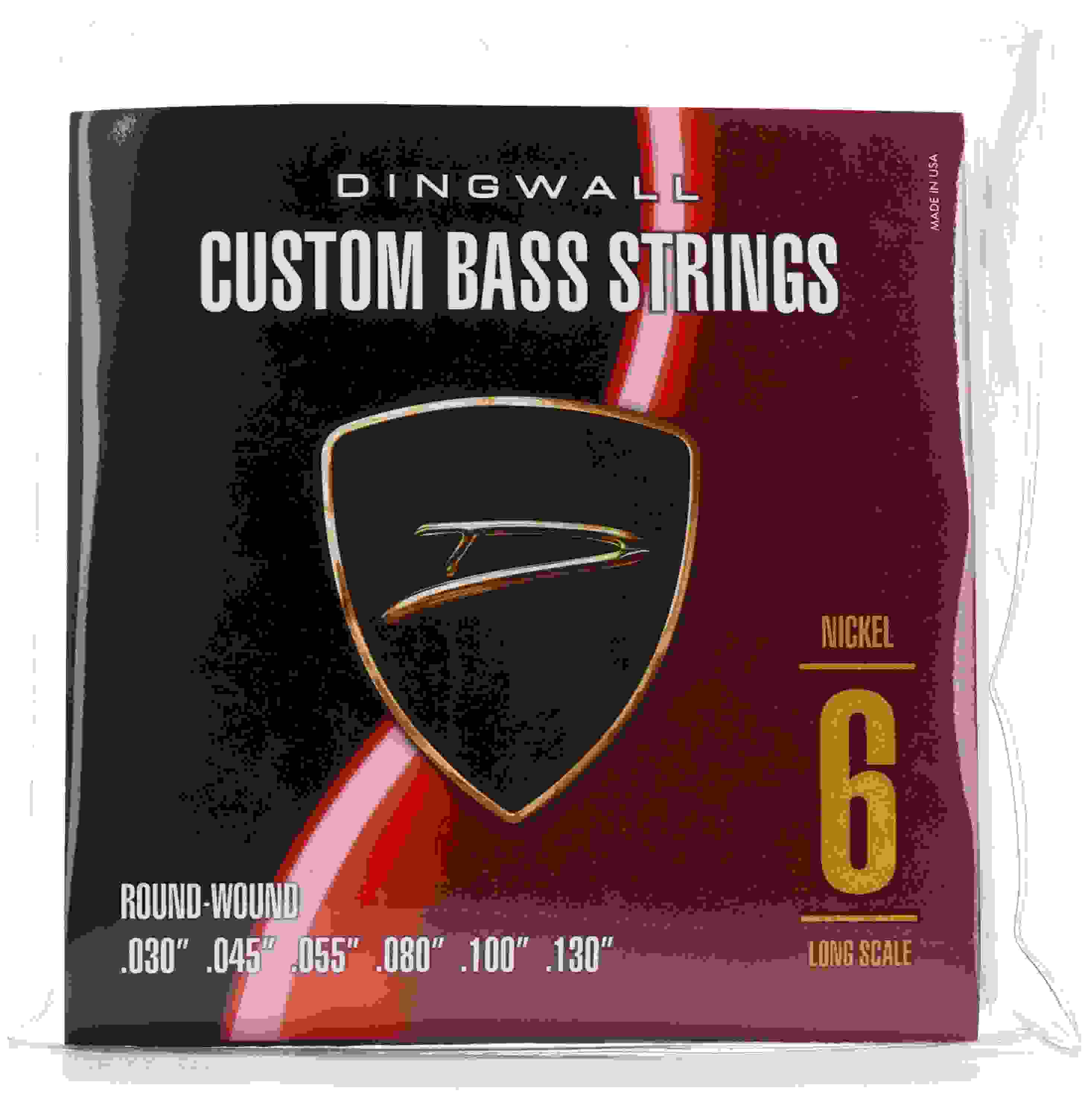 Dingwall Guitars Nickel-plated Steel Bass Strings - .030-.130, Long ...
