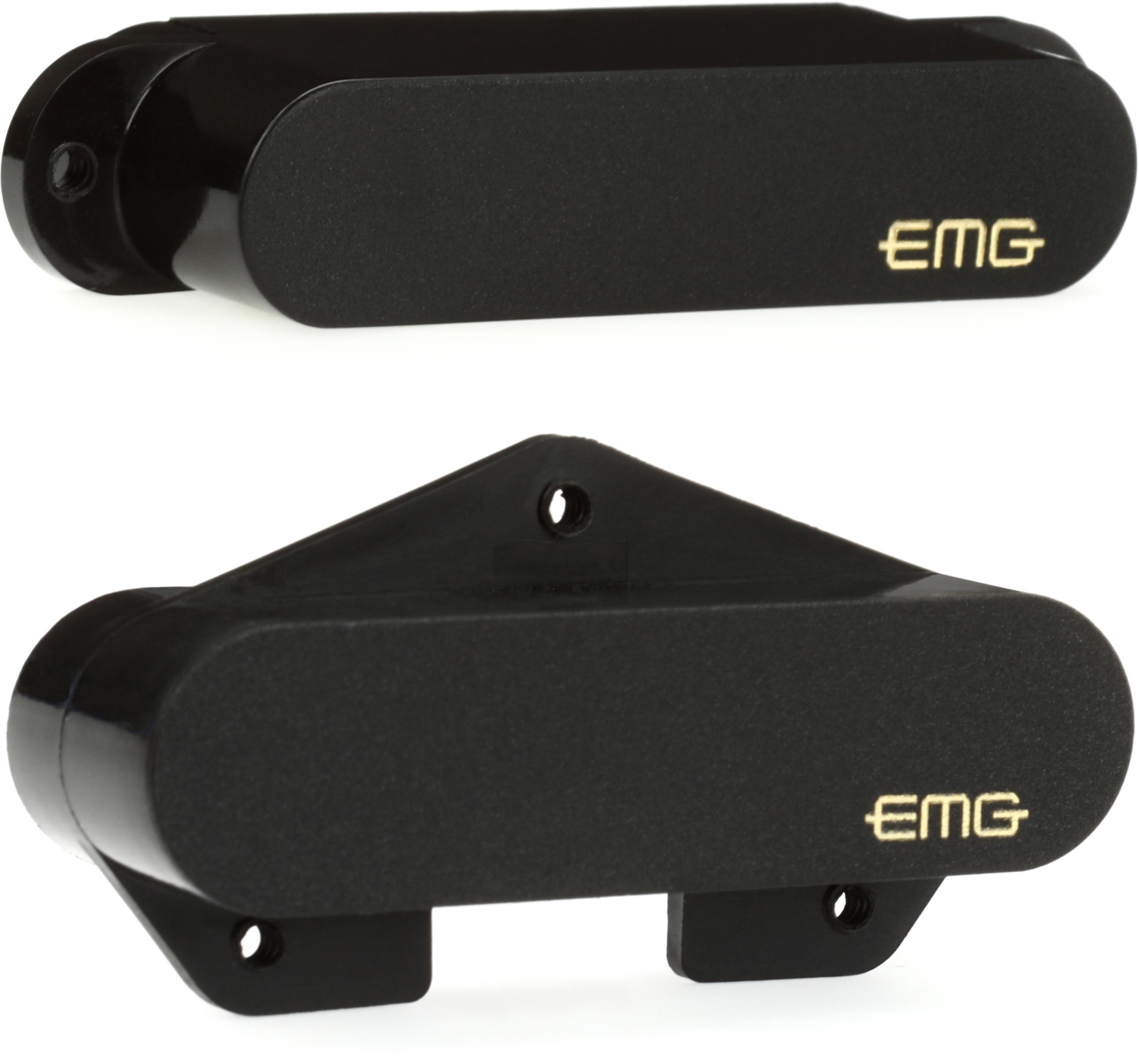 EMG T Set Active Alnico Telecaster Pickup Set - Black | Sweetwater