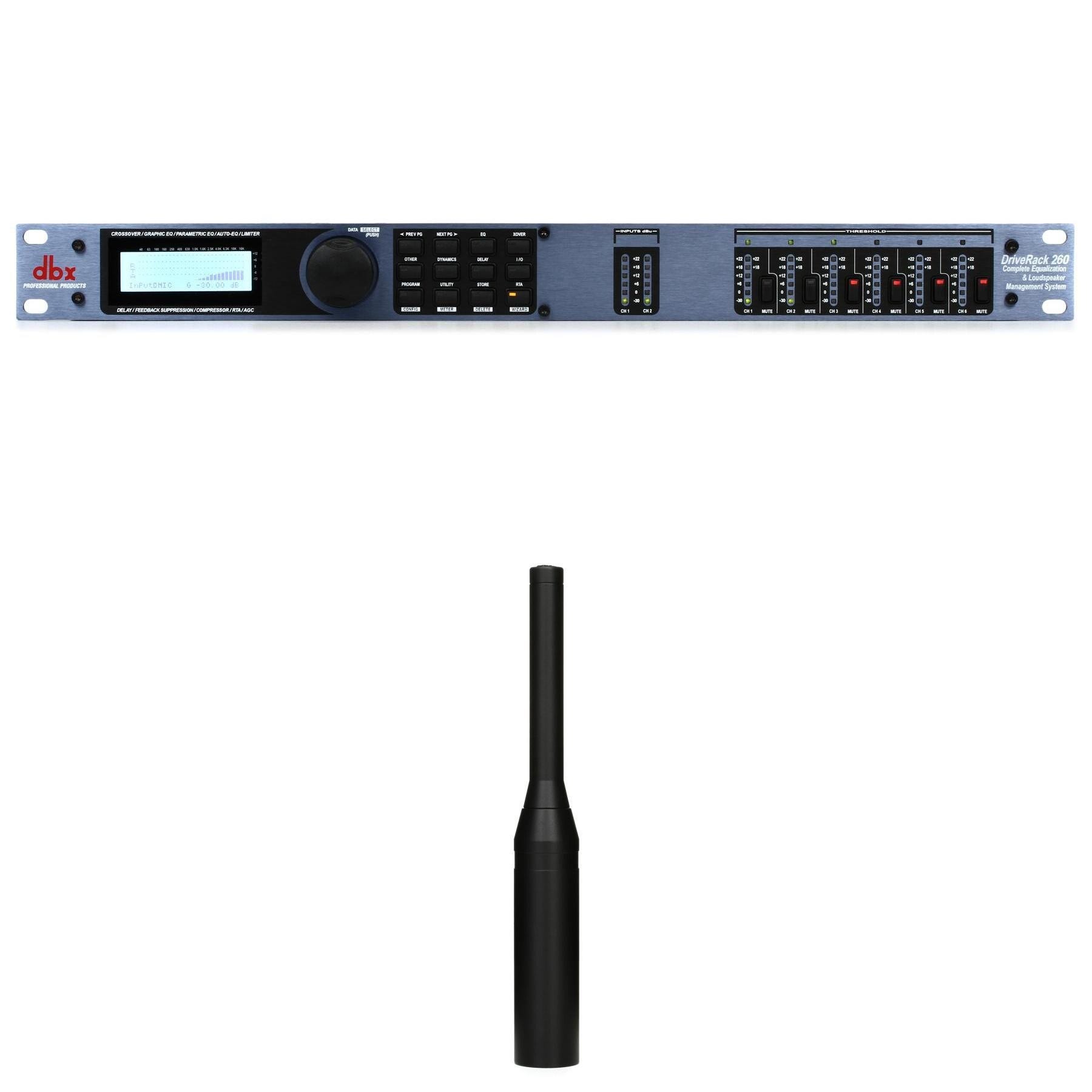 dbx DriveRack 260 with Measurement Microphone Loudspeaker Management ...