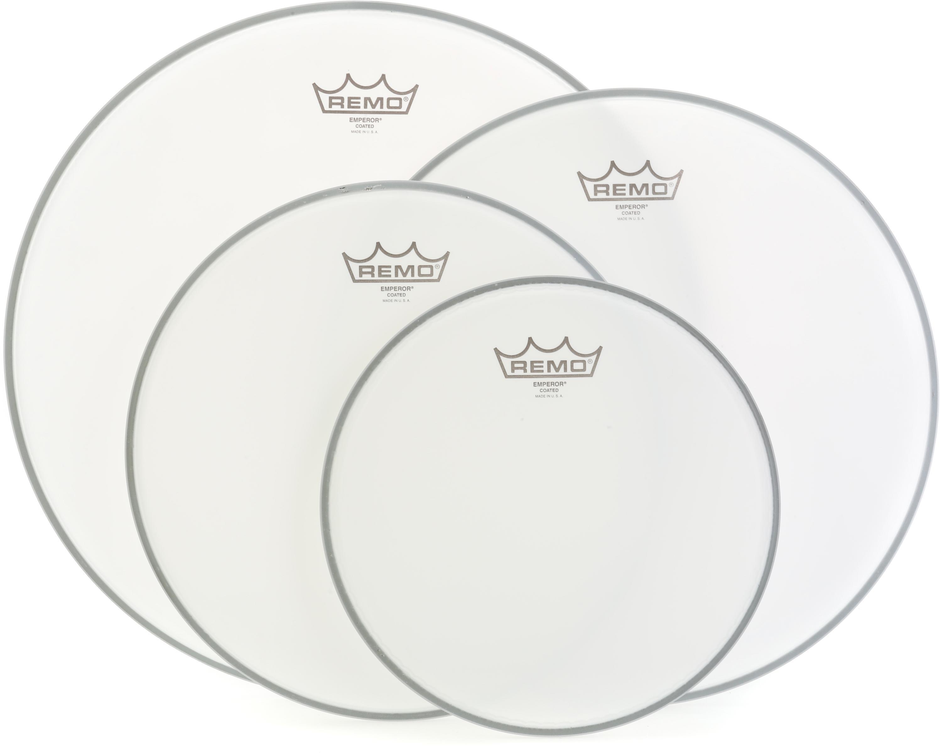 Remo Emperor Coated 4-piece Tom Pack - 10/12/14/16 inch | Sweetwater