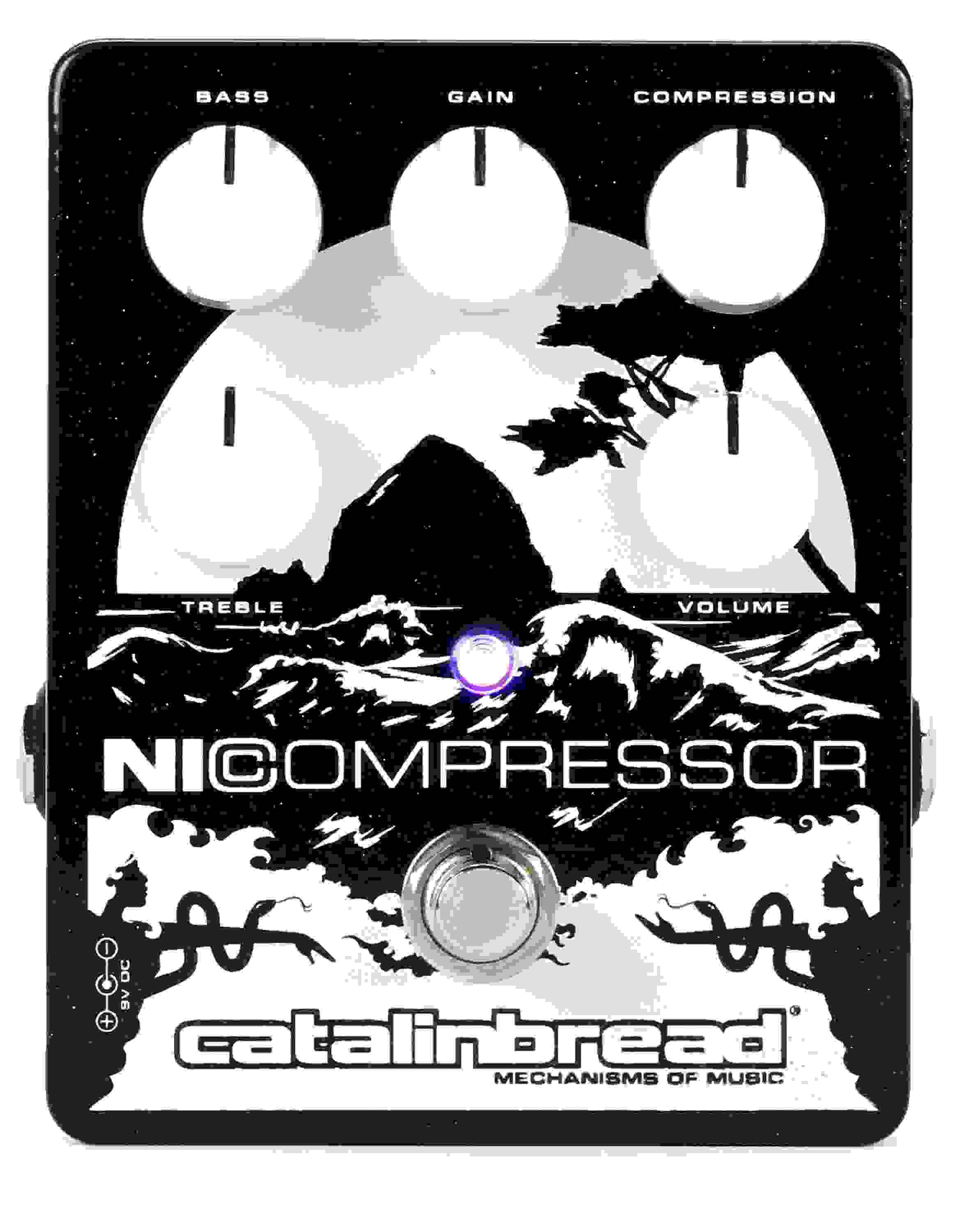 Catalinbread NiCompressor Pedal - Black | Sweetwater