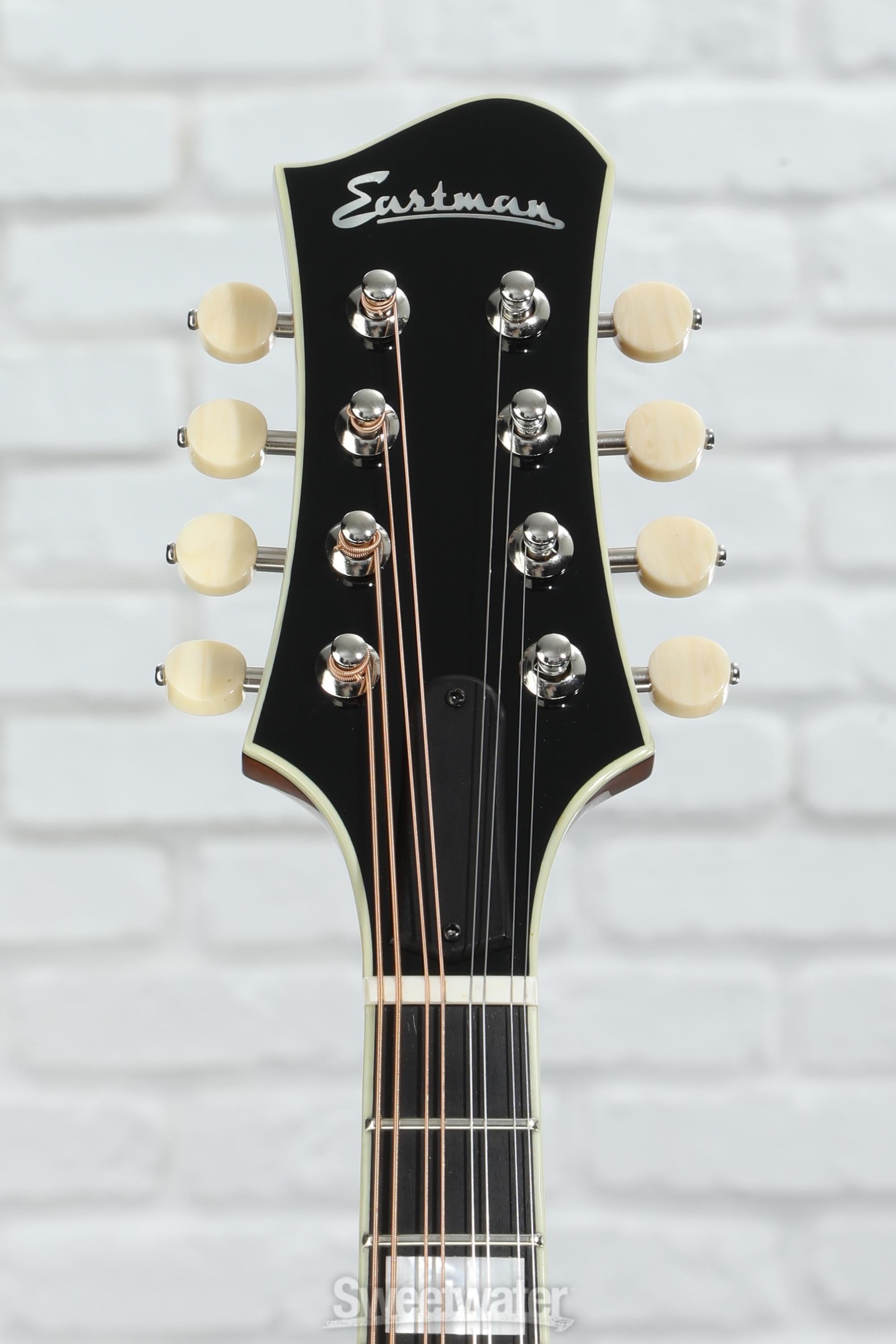 Eastman Guitars MD605 A-style Acoustic-electric Mandolin - Goldburst ...