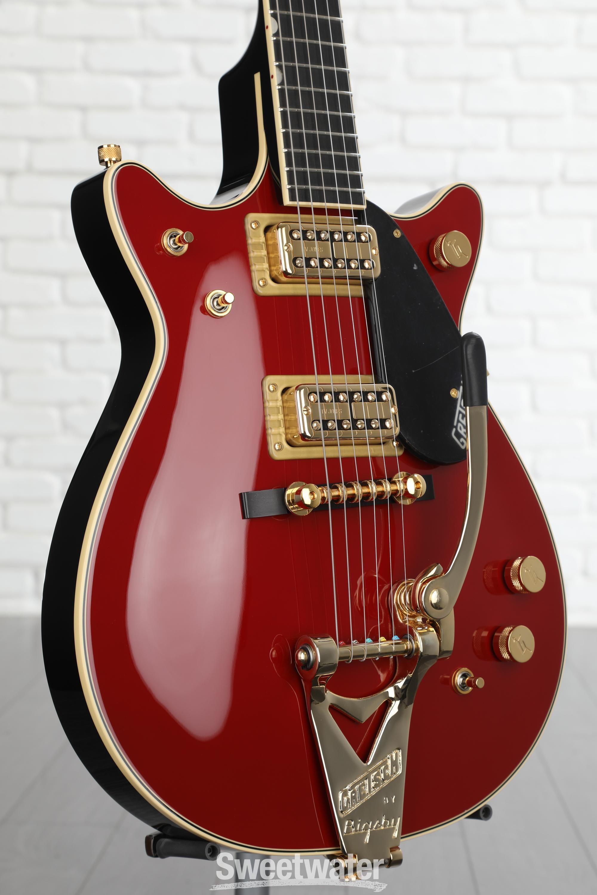 Gretsch G6131T-62 Vintage Select Edition '62 Duo Jet - Firebird Red | Sweetwater