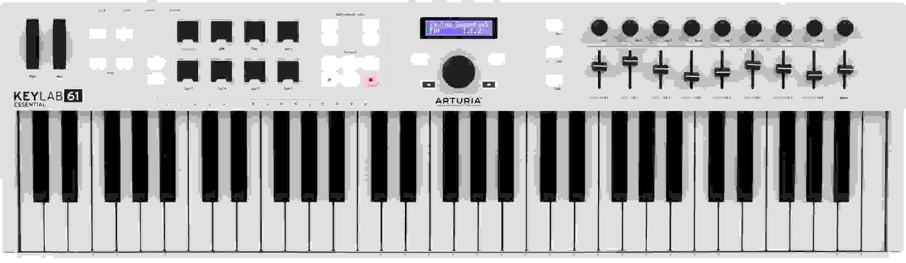 Arturia KeyLab Essential 61 61-key Keyboard Controller | Sweetwater