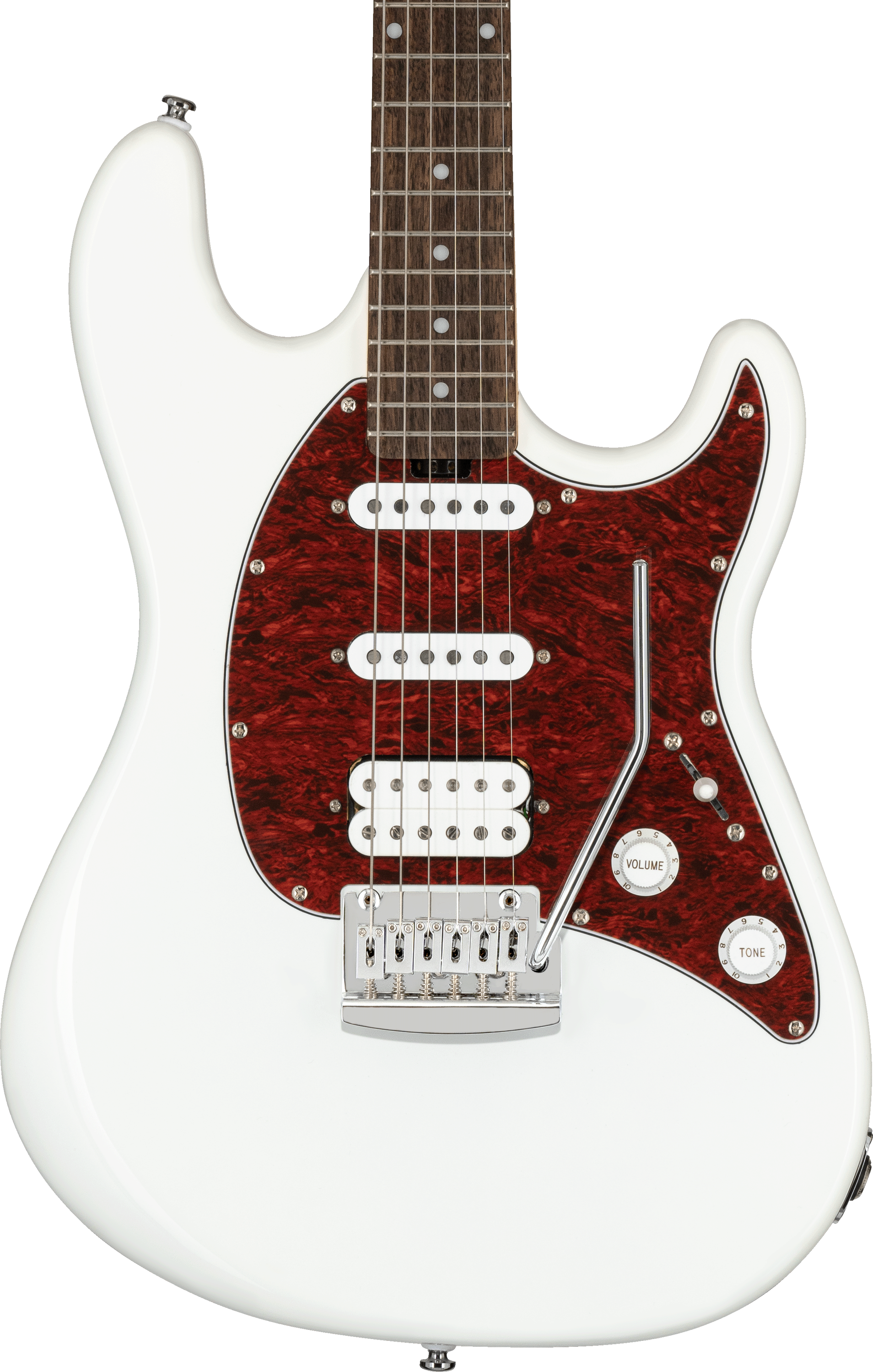 Sterling By Music Man Sub Cutlass HSS Electric Guitar - Olympic White ...
