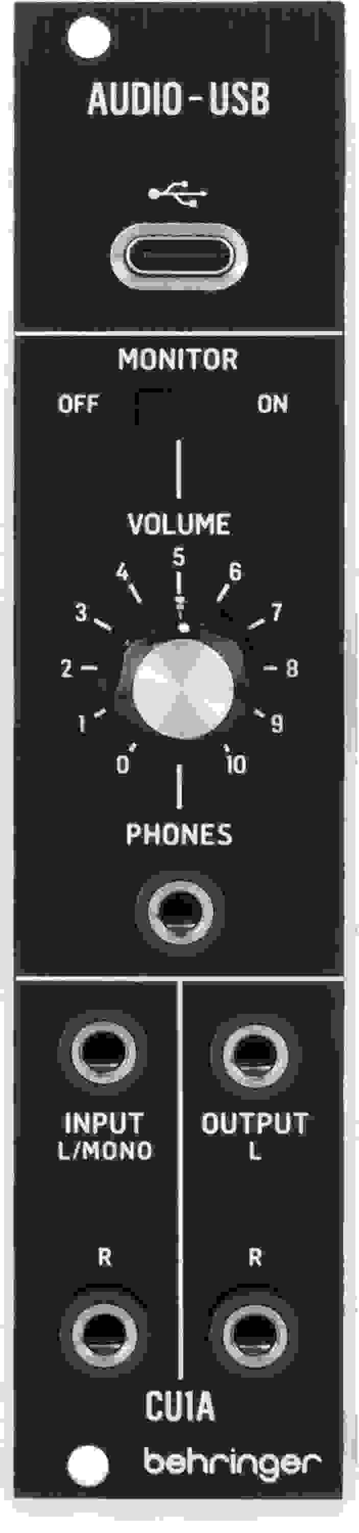 Behringer CU1A 2-in/2-out Eurorack USB/Audio Interface | Sweetwater