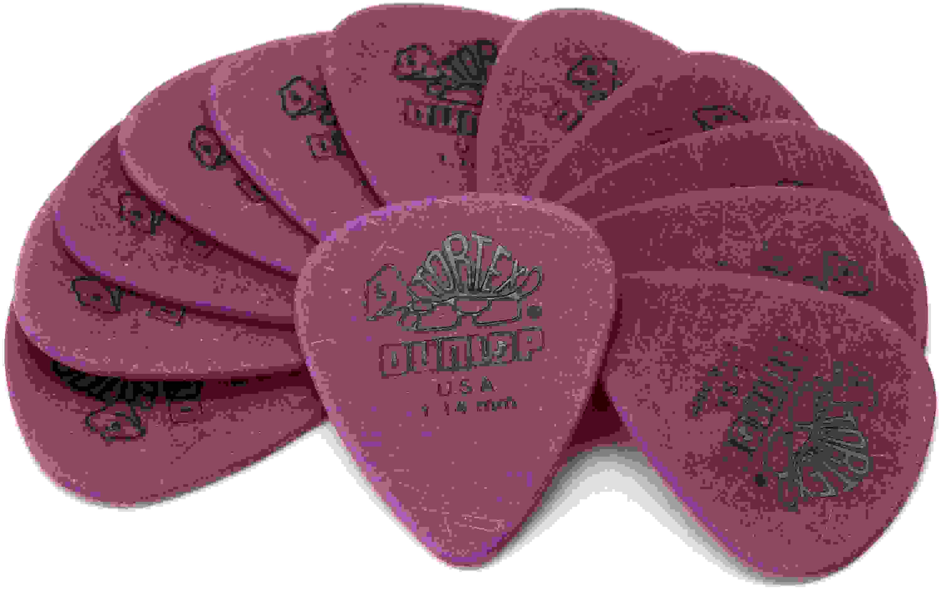 Dunlop Tortex Standard Guitar Picks - 1.14mm, Purple, 12-pack | Sweetwater