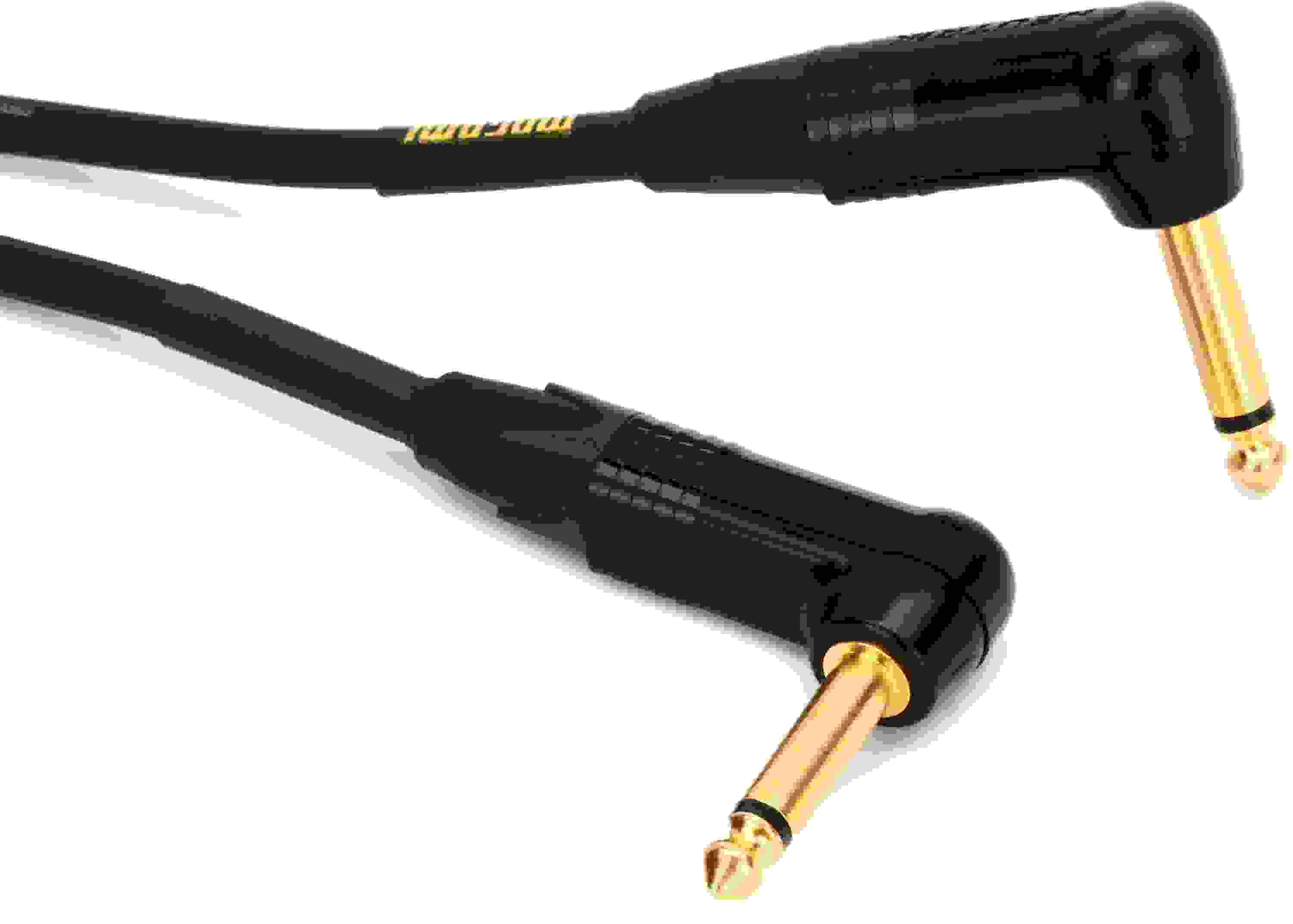 Mogami Gold Instrument RR Right Angle to Right Angle Instrument Cable ...