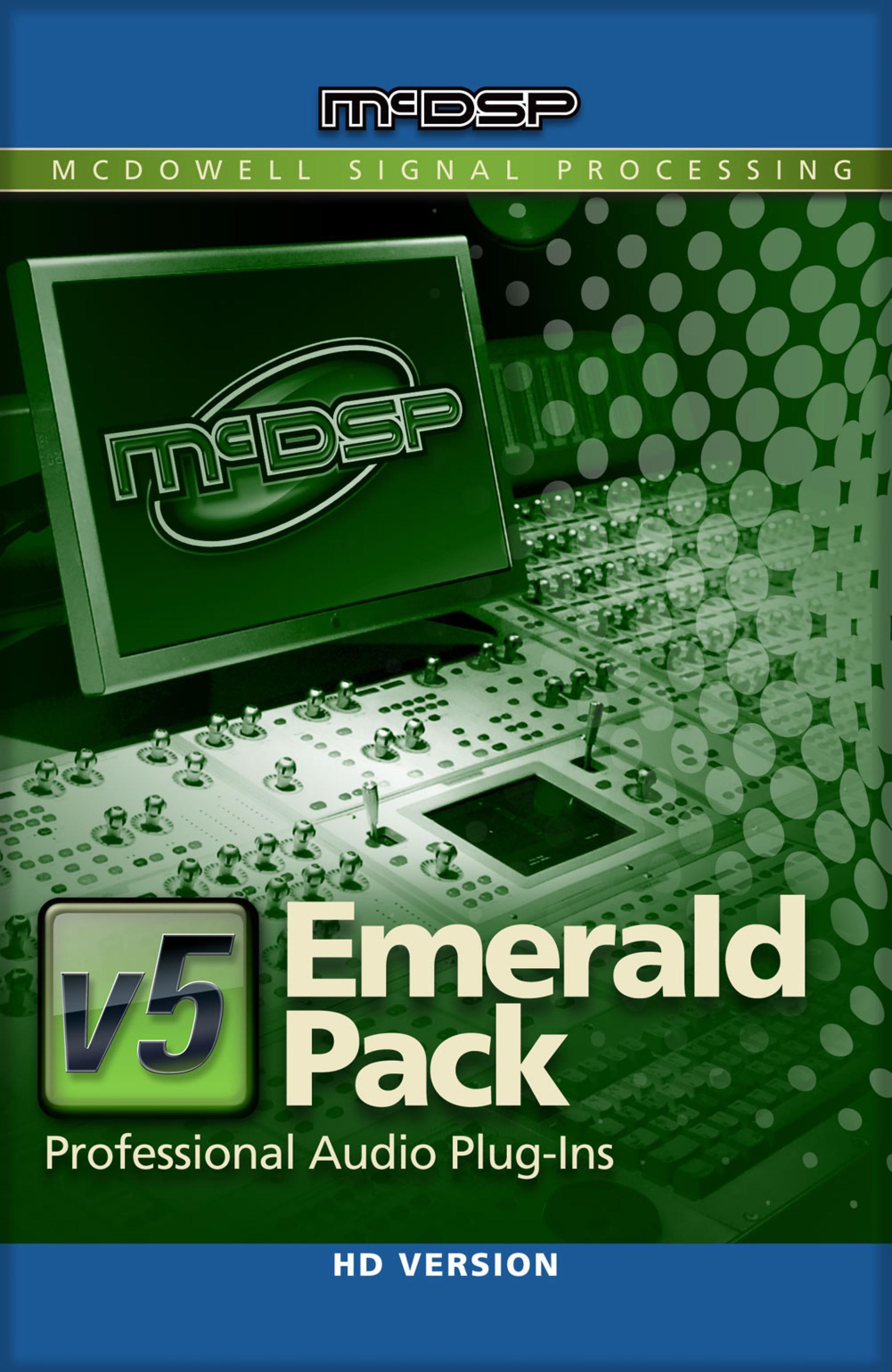 McDSP Emerald Pack HD v5 Upgrade from Any 2 HD Plug-ins | Sweetwater