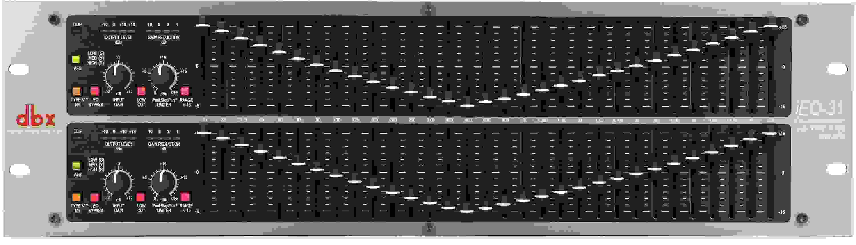 dbx iEQ-31 Dual 31-band Graphic Equalizer | Sweetwater