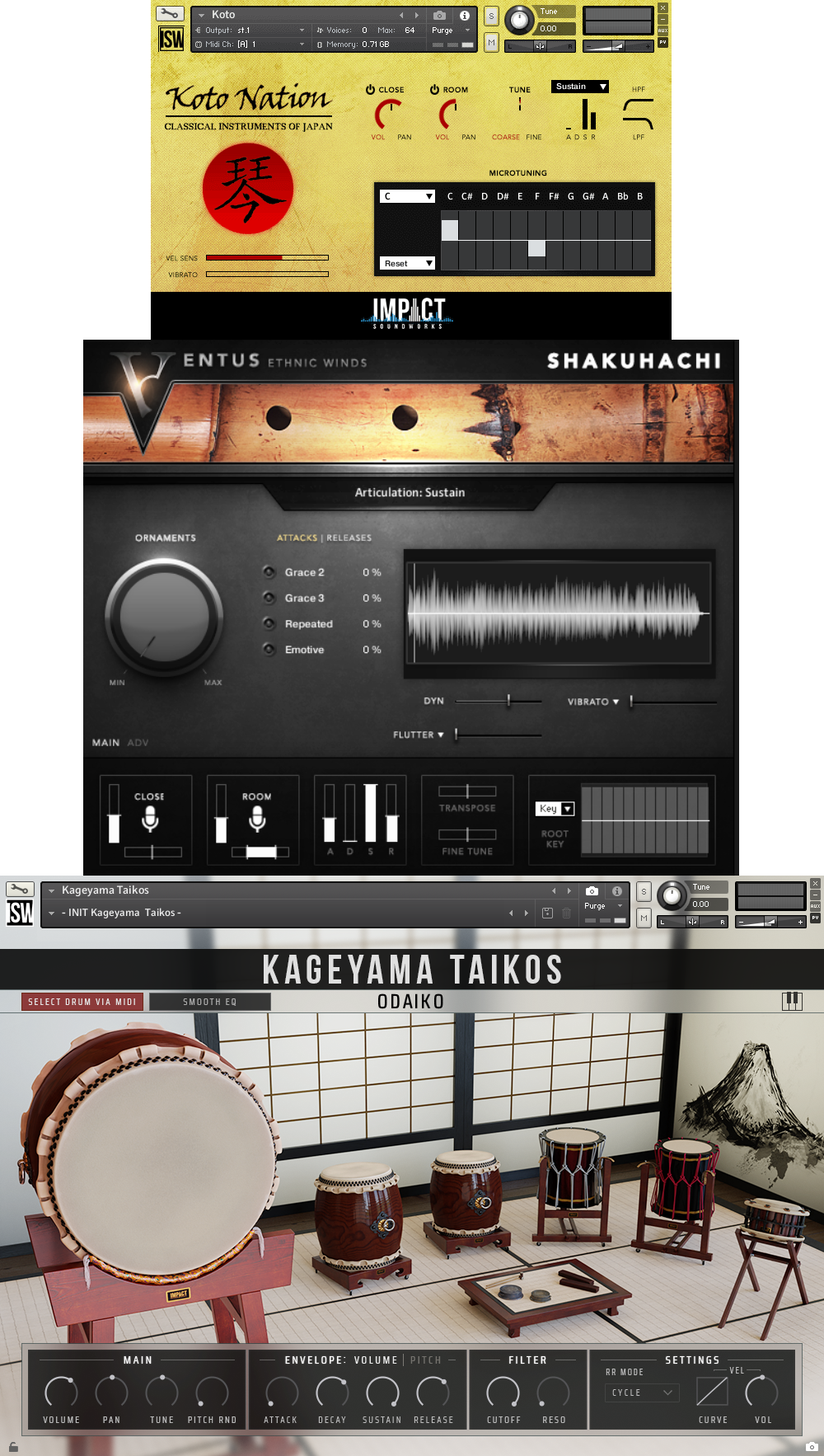 Impact Soundworks Instruments of Japan Bundle Virtual Instrument ...