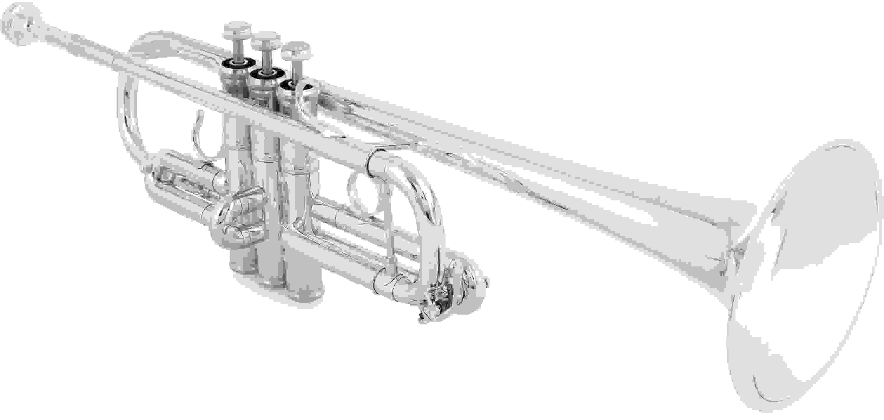 Yamaha YTR-9445CHS-BR III Xeno Artist Professional C Trumpet - Silver Plated | Sweetwater