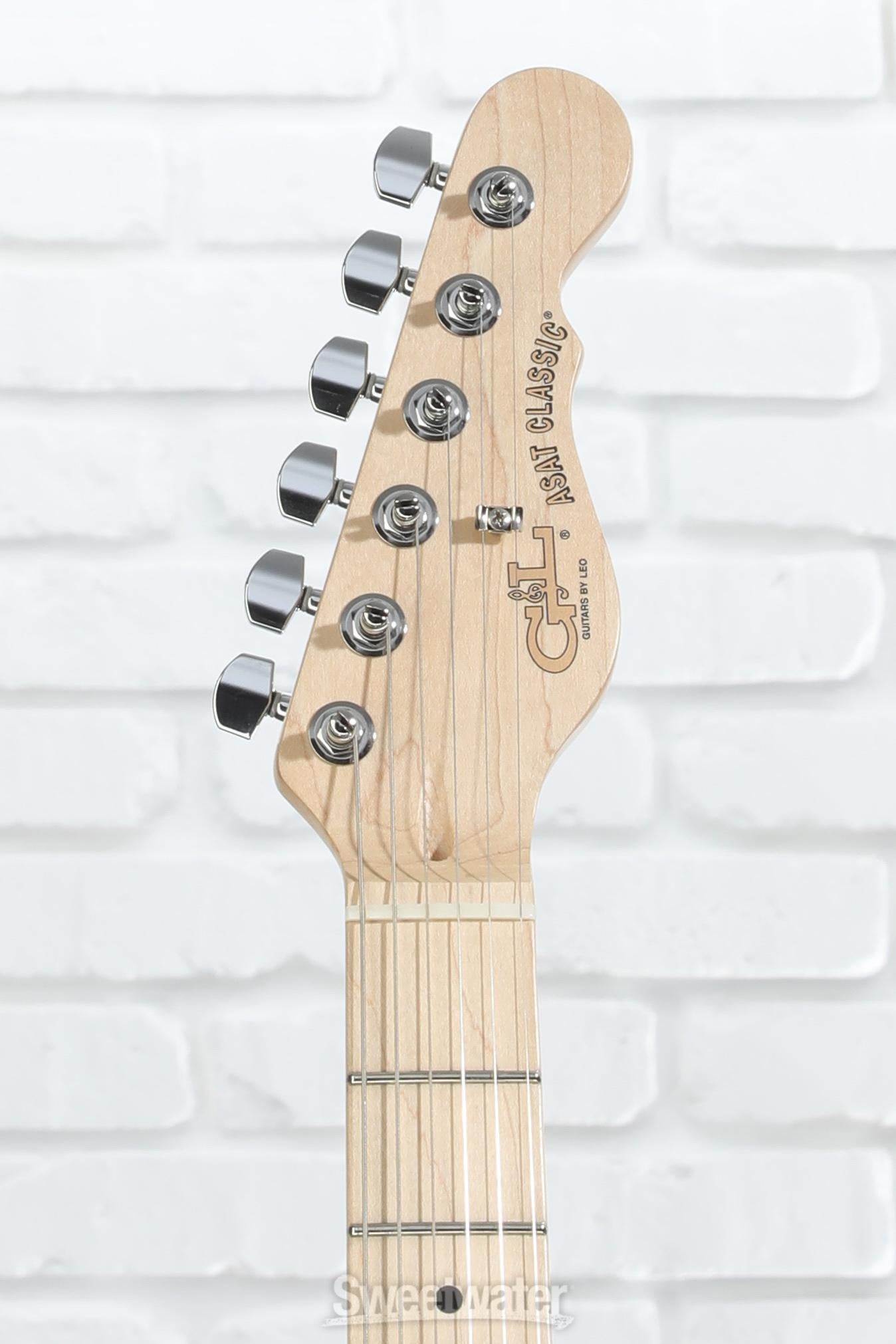 G&L Fullerton Deluxe ASAT Classic Bluesboy P90 Electric Guitar - Grey ...