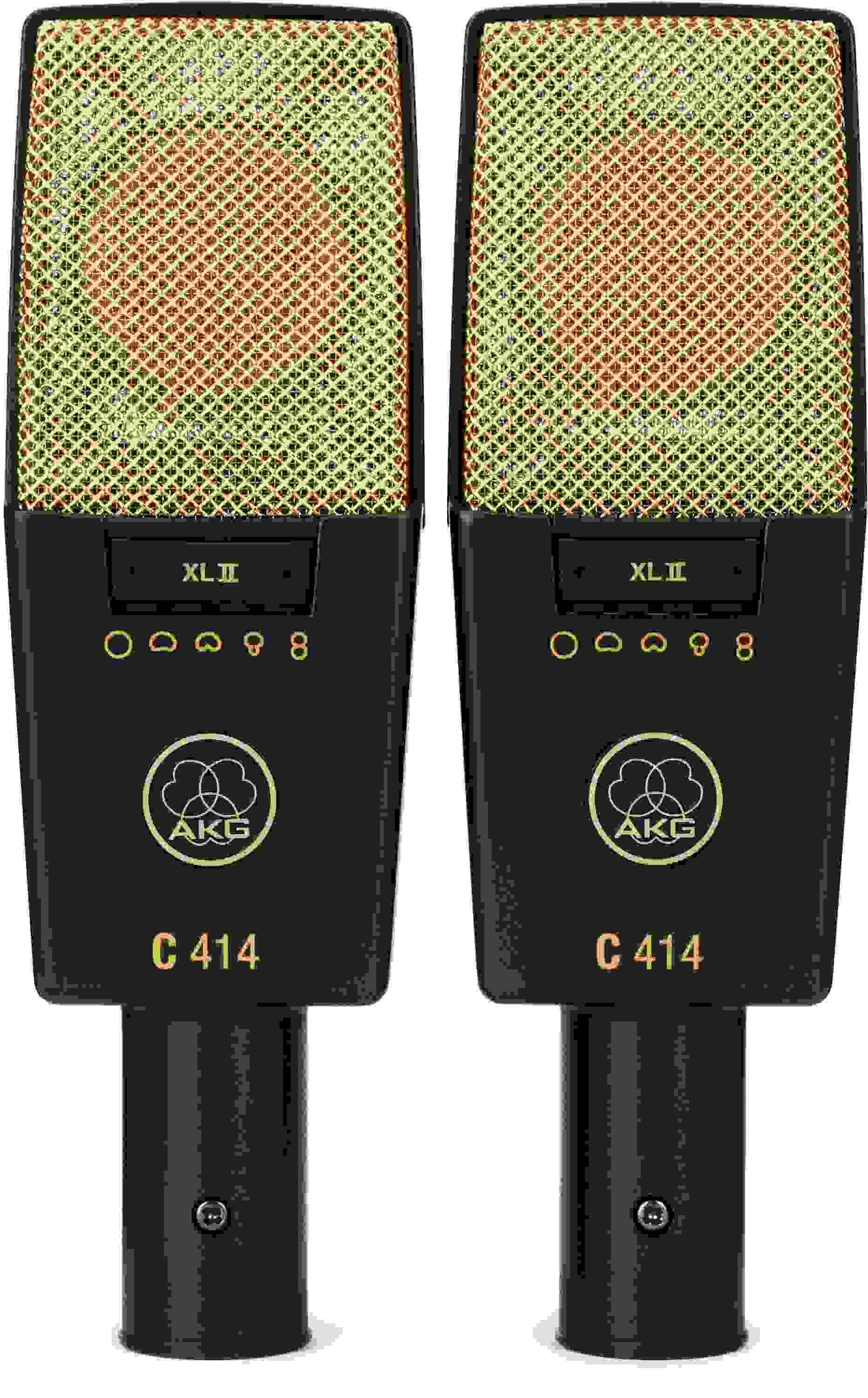 AKG C414 XLII/ST Large-diaphragm Condenser Microphone - Matched Pair ...