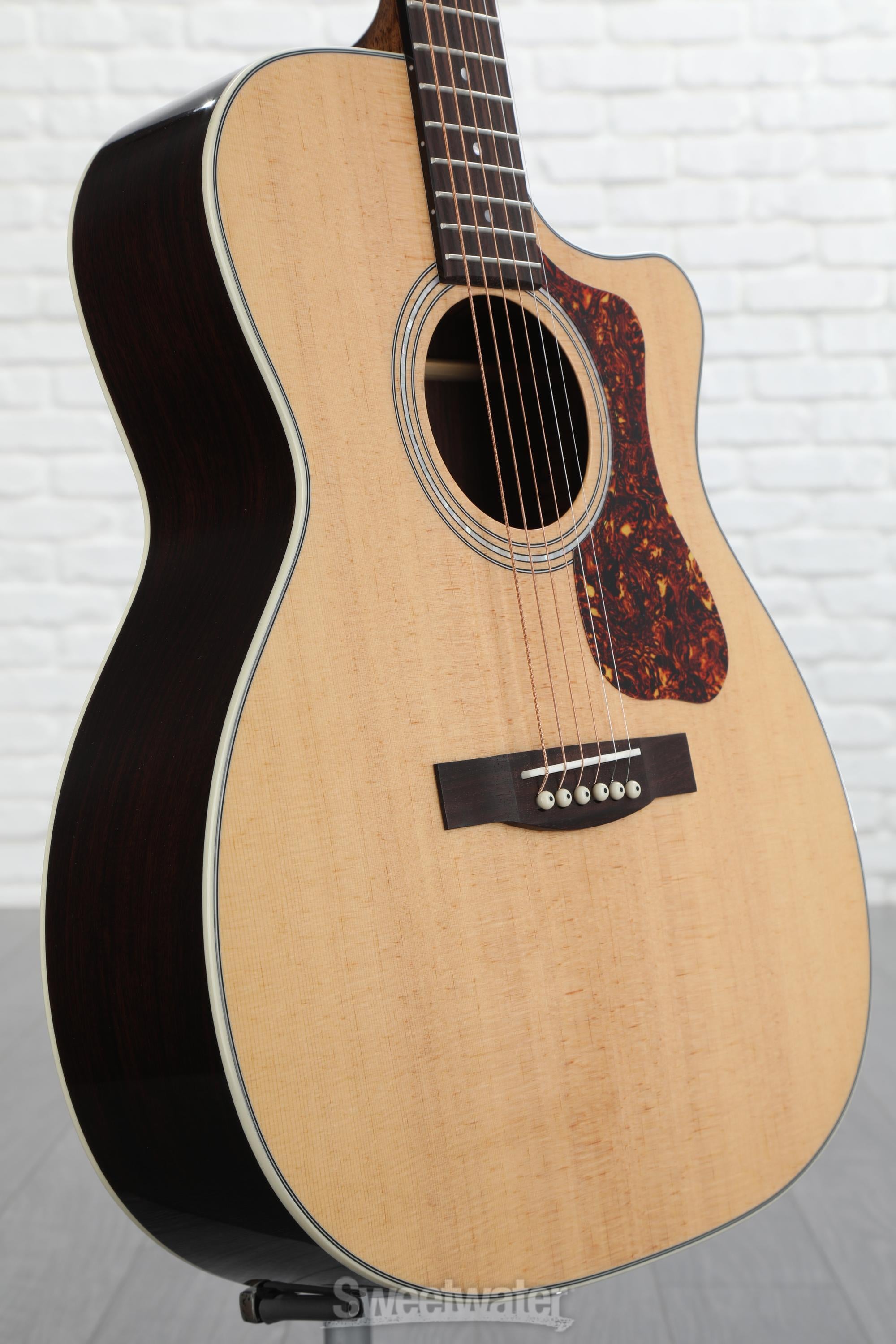 Guild OM-150CE, Concert Acoustic-Electric Guitar - Natural | Sweetwater