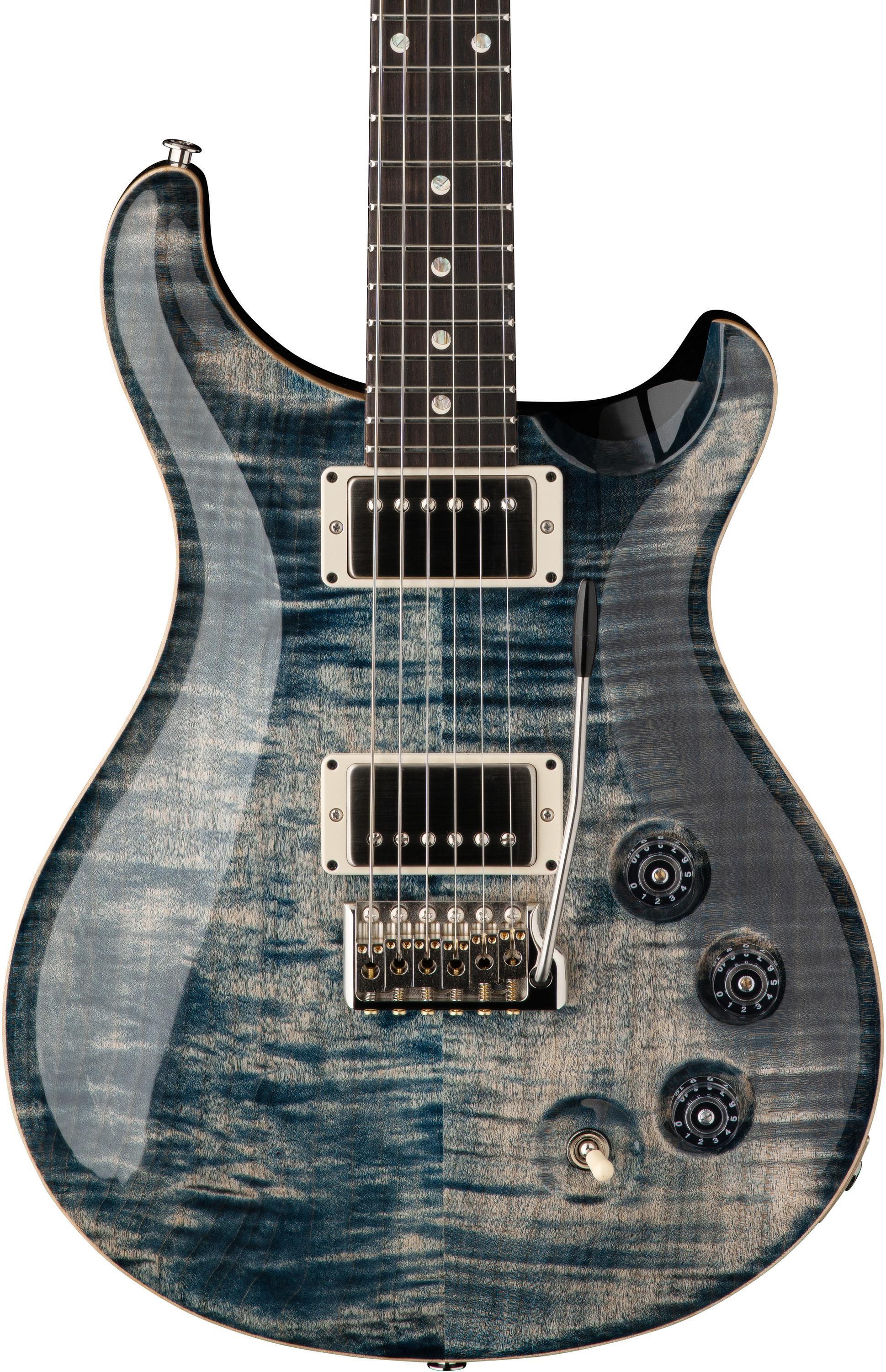 PRS DGT Electric Guitar with Moon Inlays - Faded Whale Blue | Sweetwater