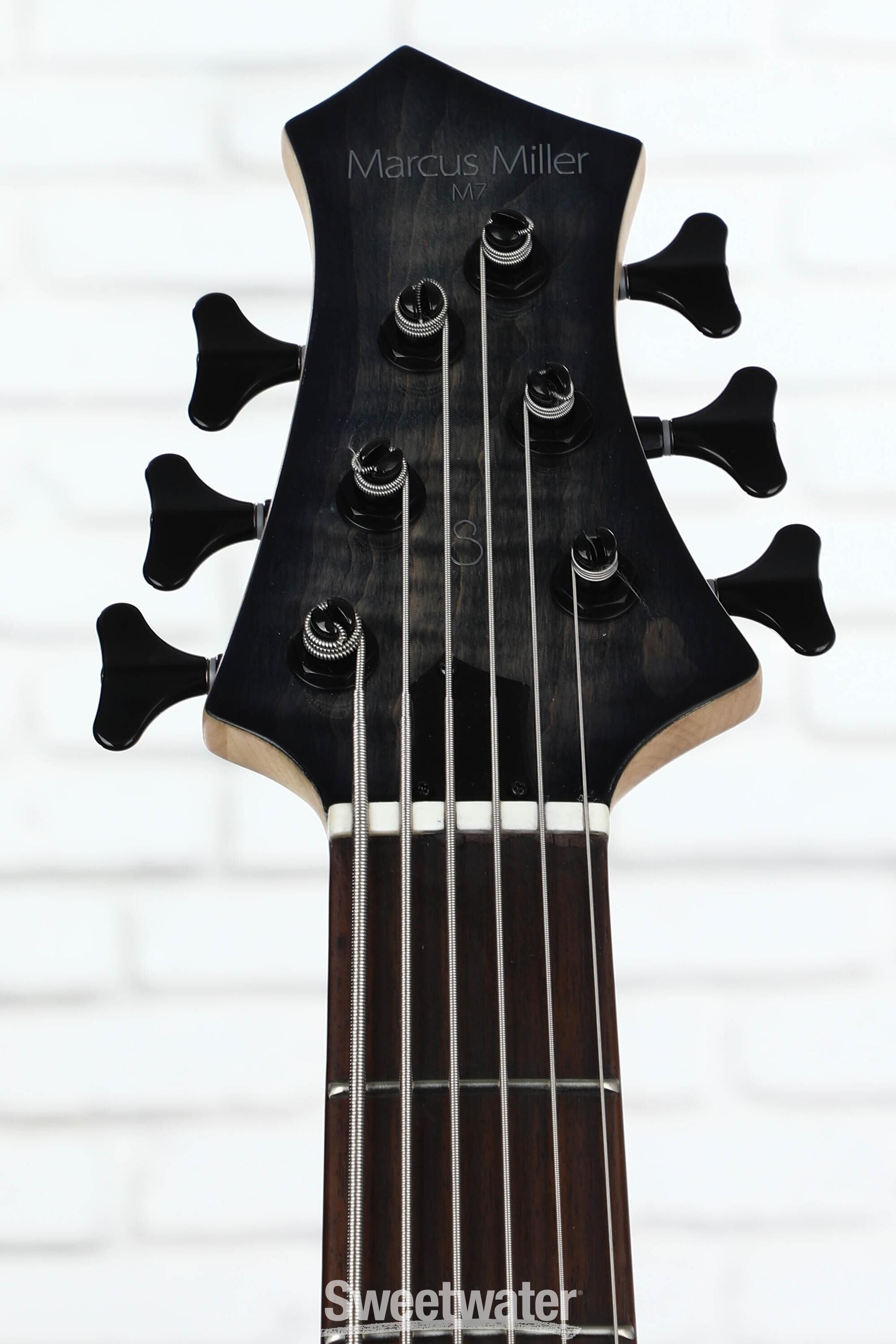 Sire Marcus Miller M7 6-string Bass Guitar - Transparent Black | Sweetwater