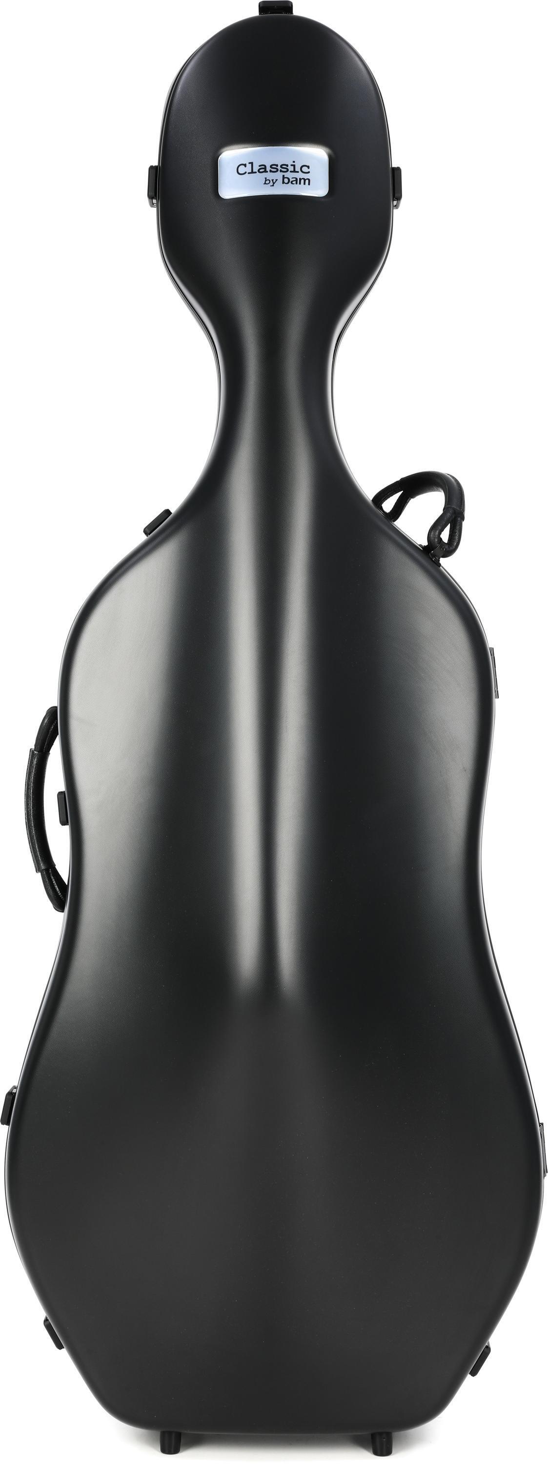 BAM 1001SWNN Classic Cello Case with Wheels - Black | Sweetwater