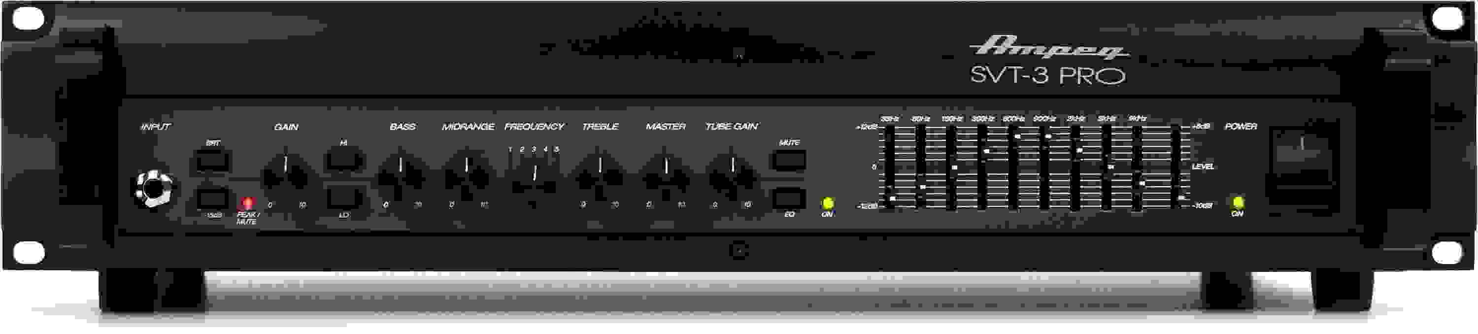 Ampeg SVT-3PRO 450-watt Tube Preamp Bass Head | Sweetwater