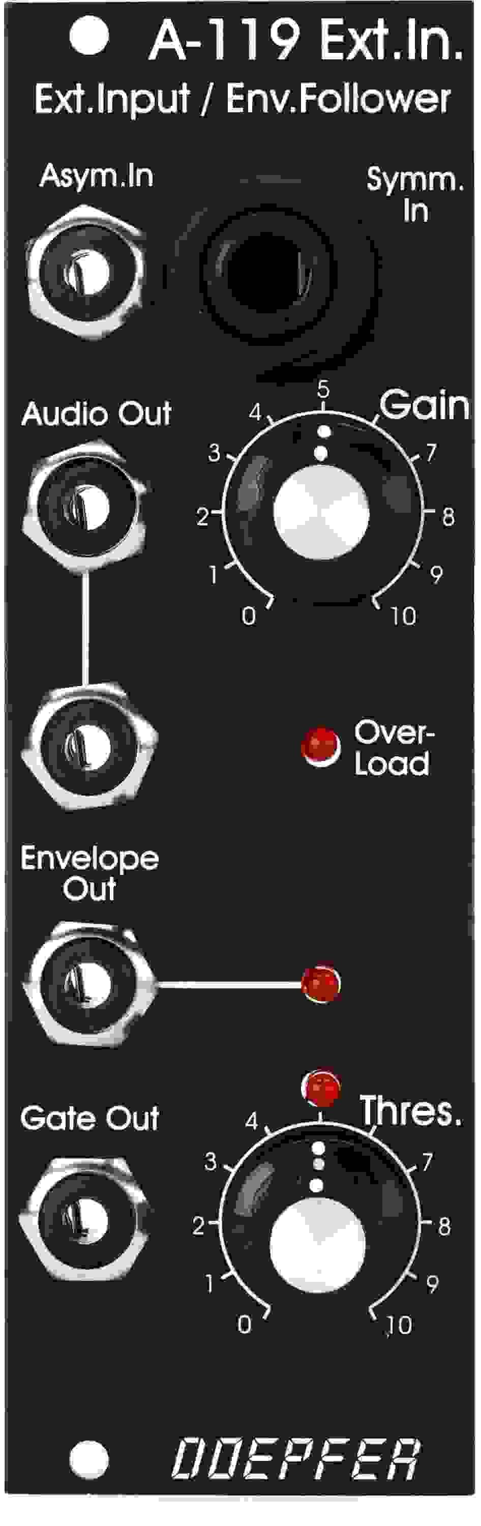 Doepfer A-119 External Input/Envelope Follower Eurorack Module ...
