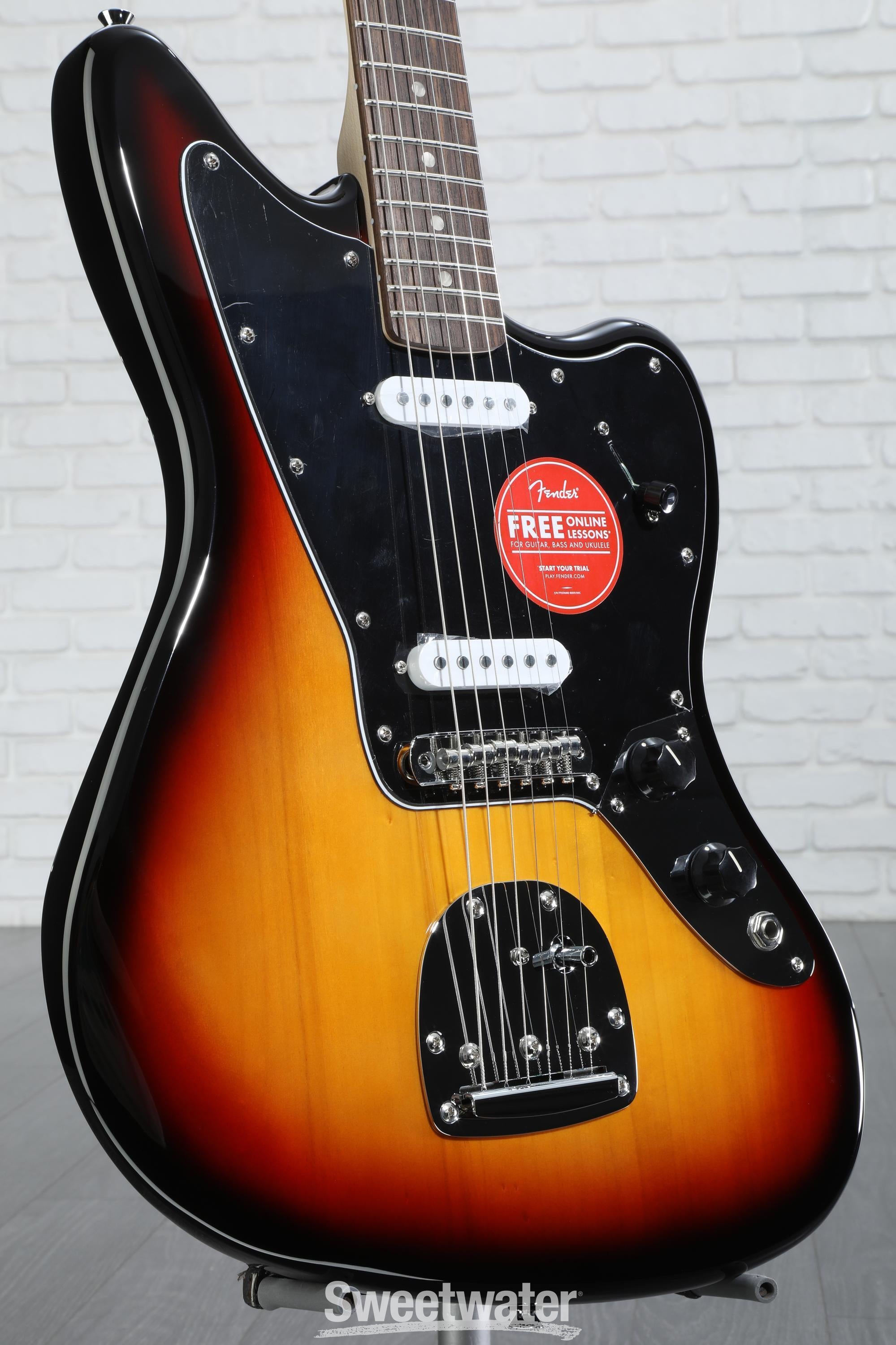 Squier Jaguar Electric Guitars - Sweetwater Squier Jaguar Electric Guitars - Sweetwater