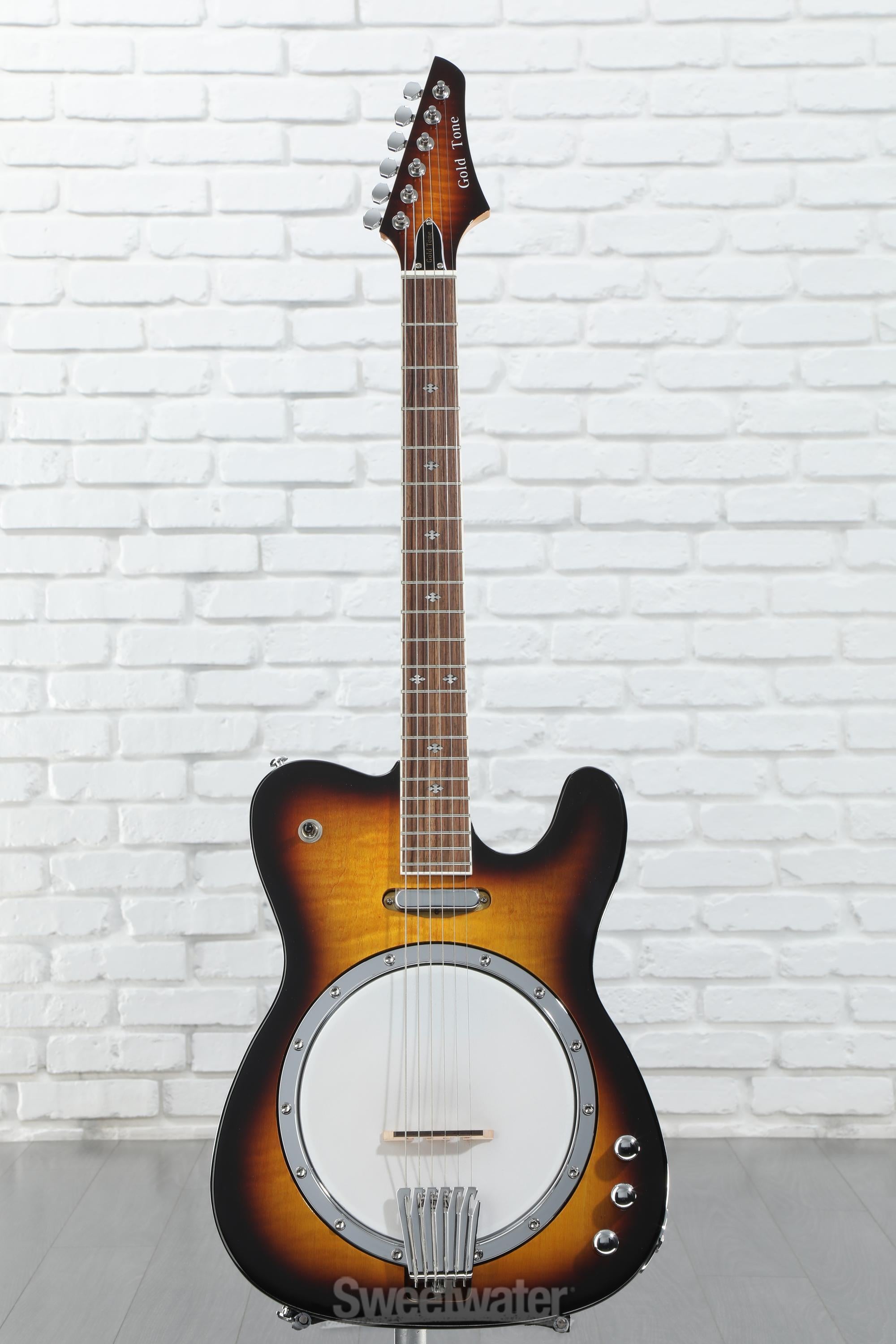 Gold Tone ES-Banjitar 6-string Electric Banjitar - Tobacco Sunburst ...
