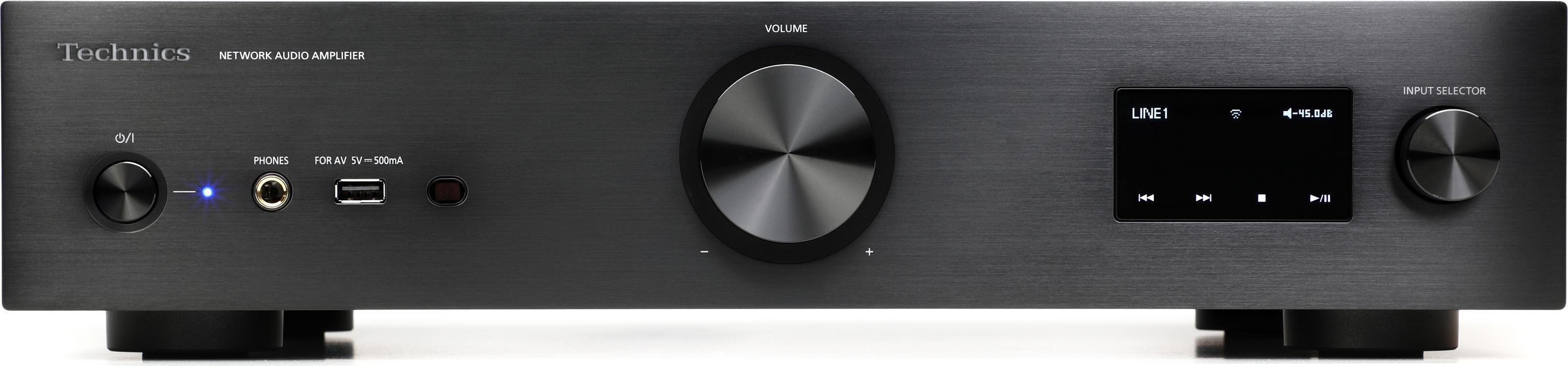 Technics SU-GX70 Network Audio Amplifier - Black | Sweetwater