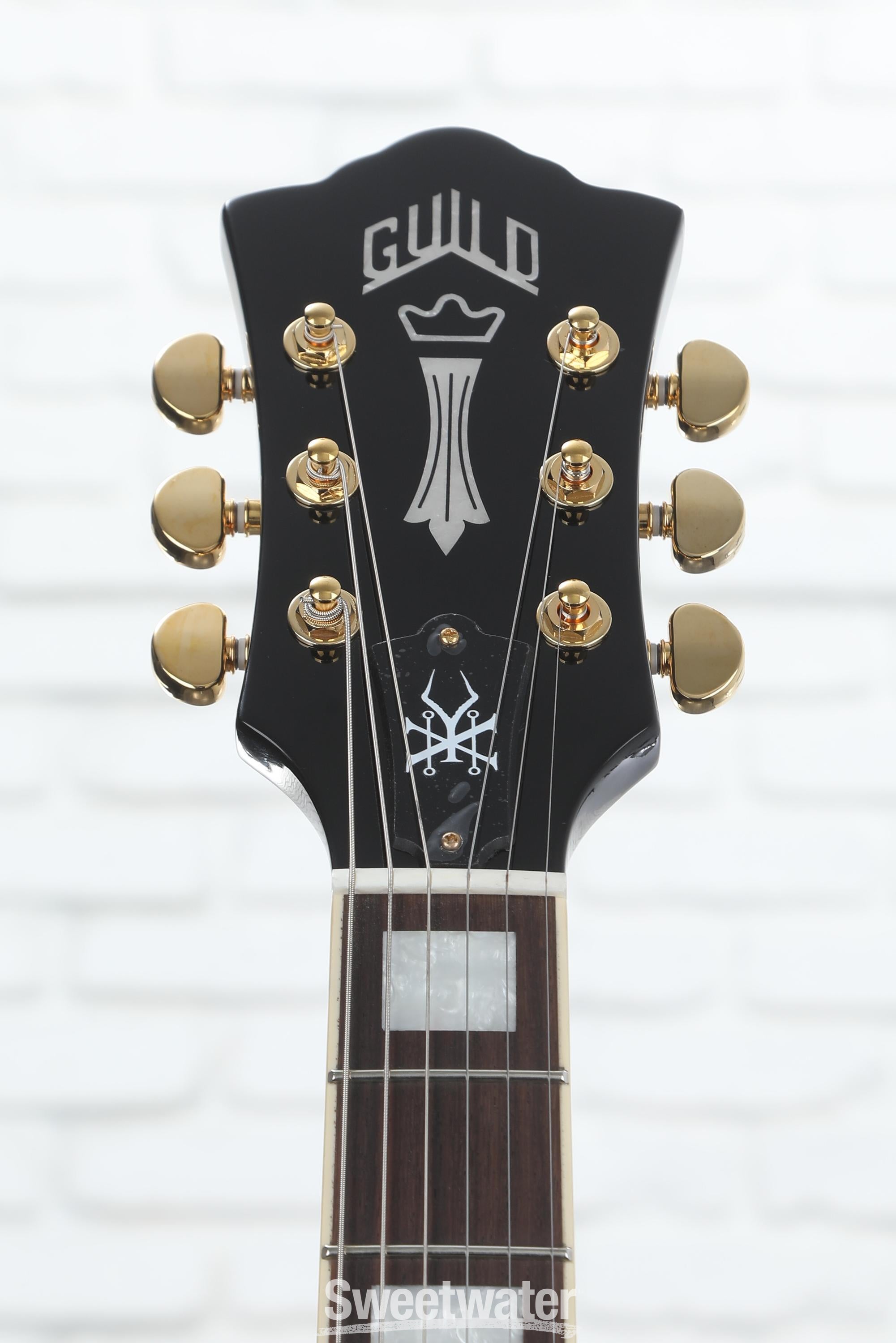 Guild Polara Kim Thayil Signature Electric Guitar - Black | Sweetwater