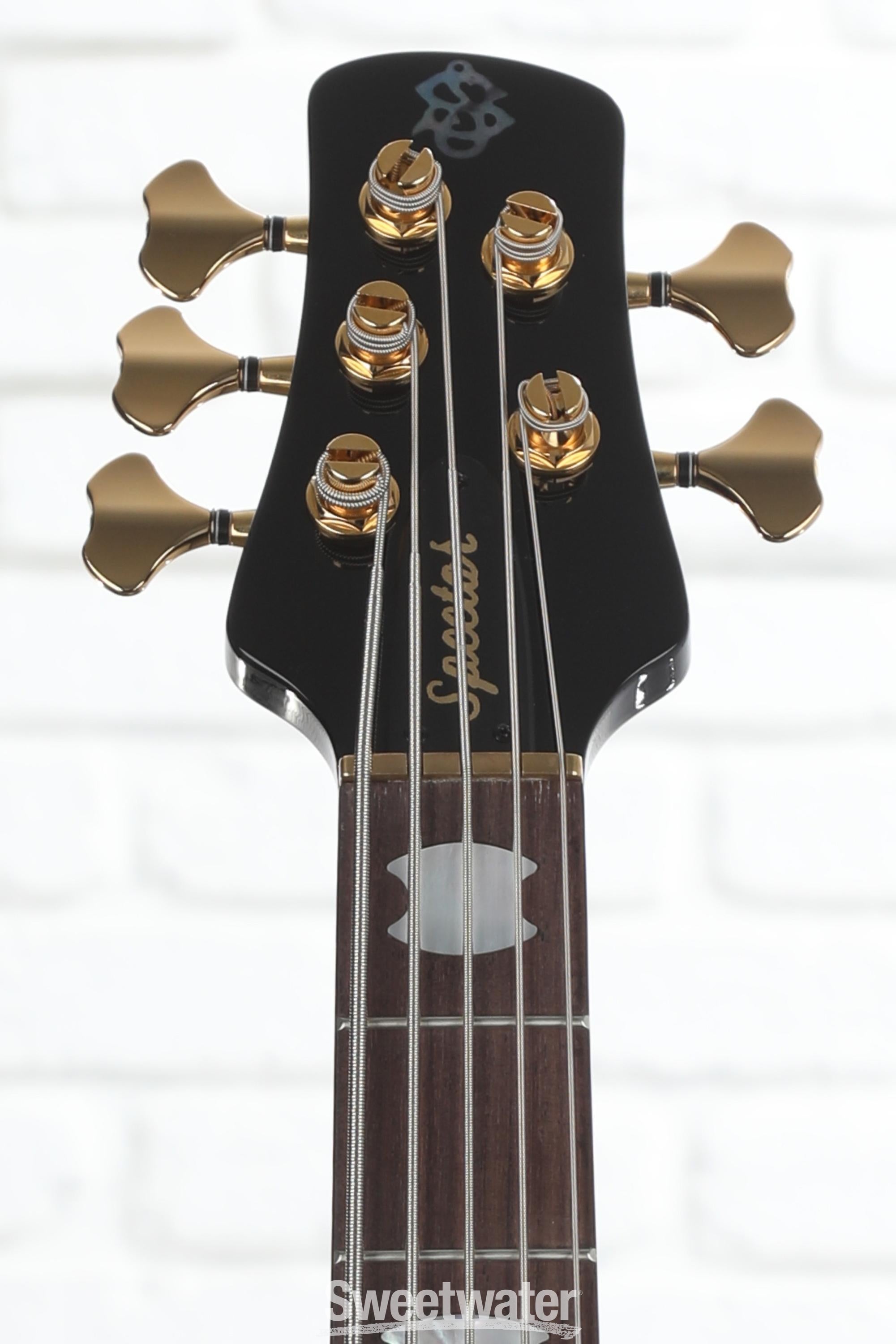 Spector Euro 5 Classic Bass Guitar - Solid Black | Sweetwater