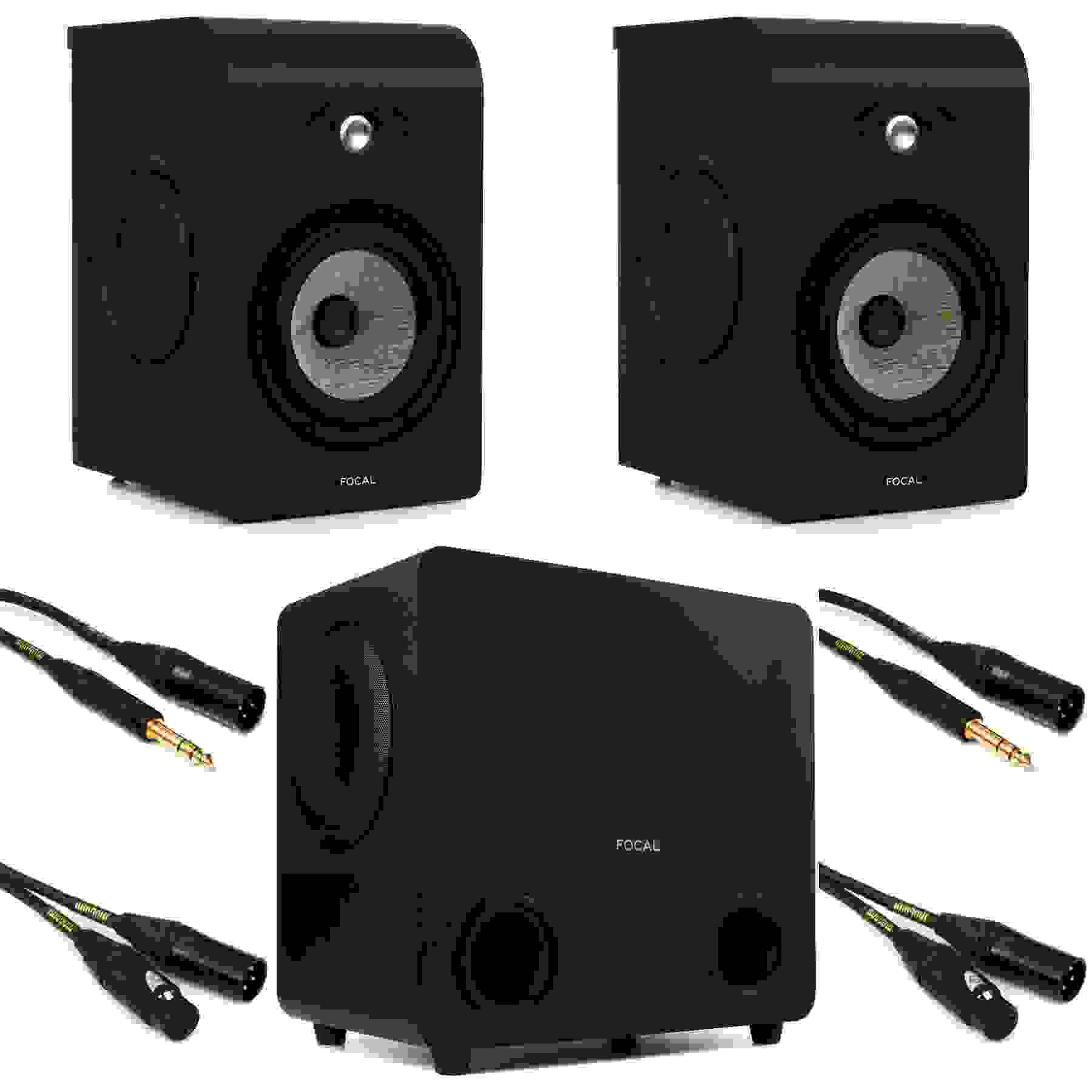 Focal Shape 65 6.5 inch Powered Studio Monitor (Pair) with 8 inch ...