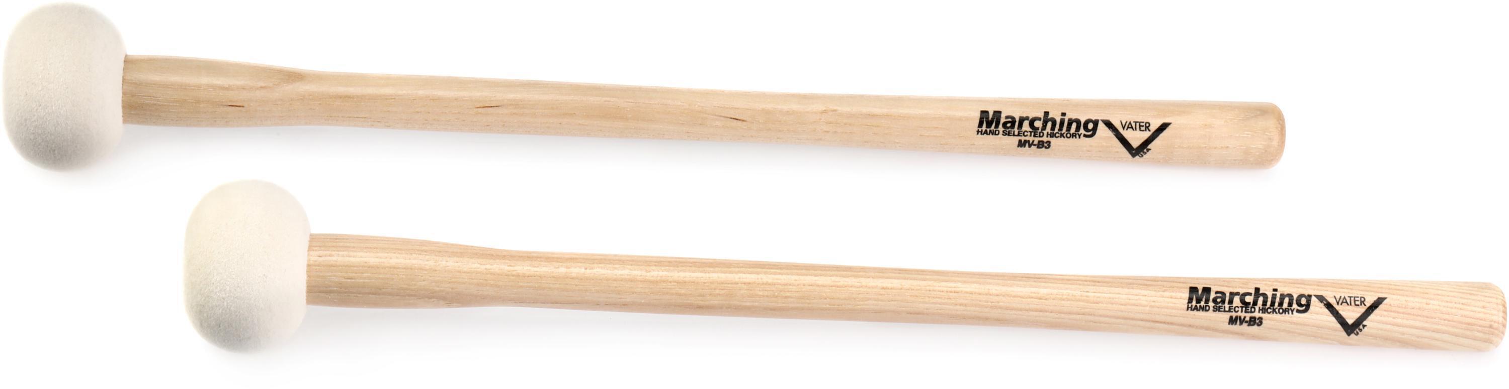 Vater MVB3 Marching Bass Drum Mallets | Sweetwater