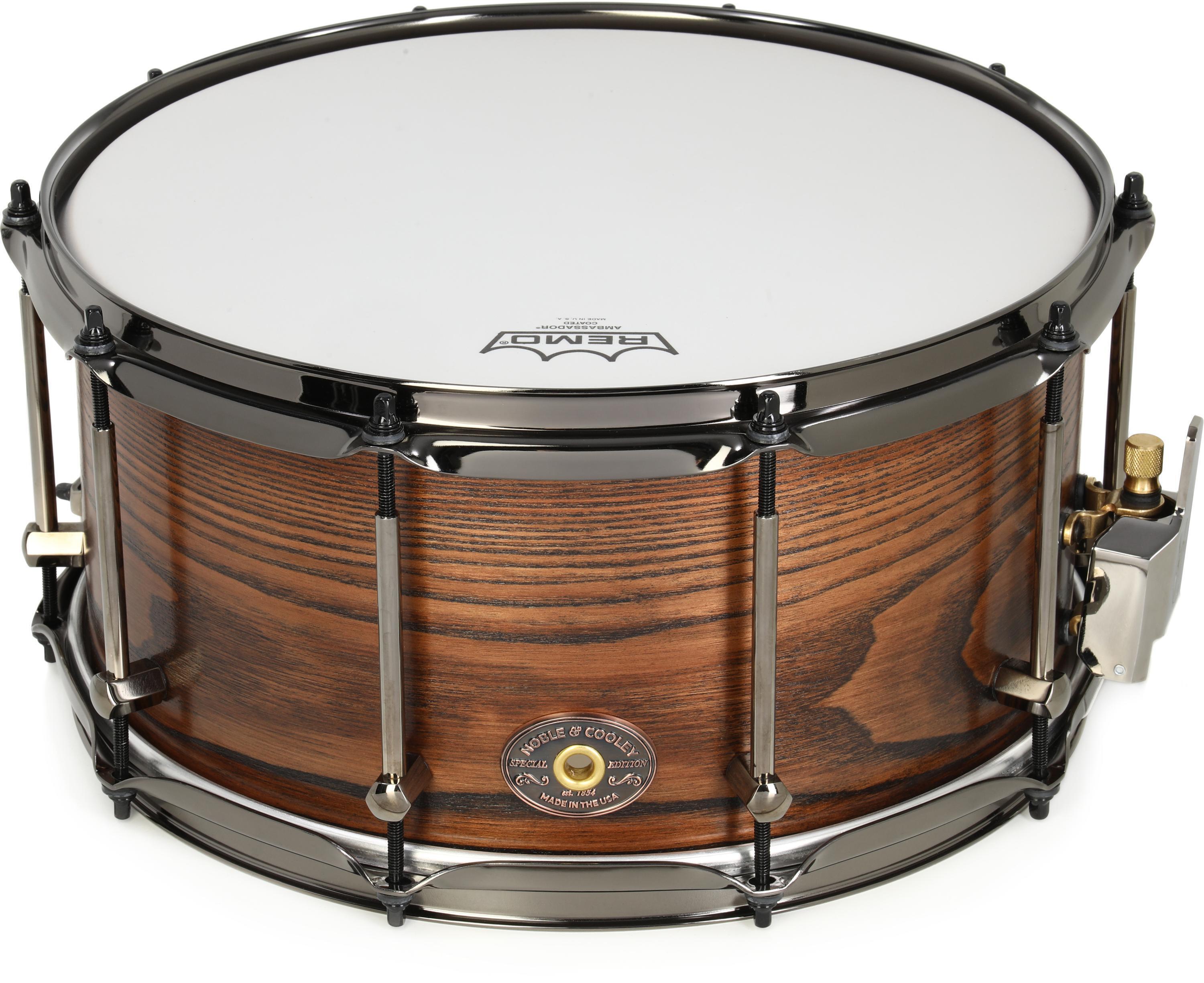 Noble & Cooley Solid Shell Sassafras Snare Drum - 7 inches x 14 inches ...