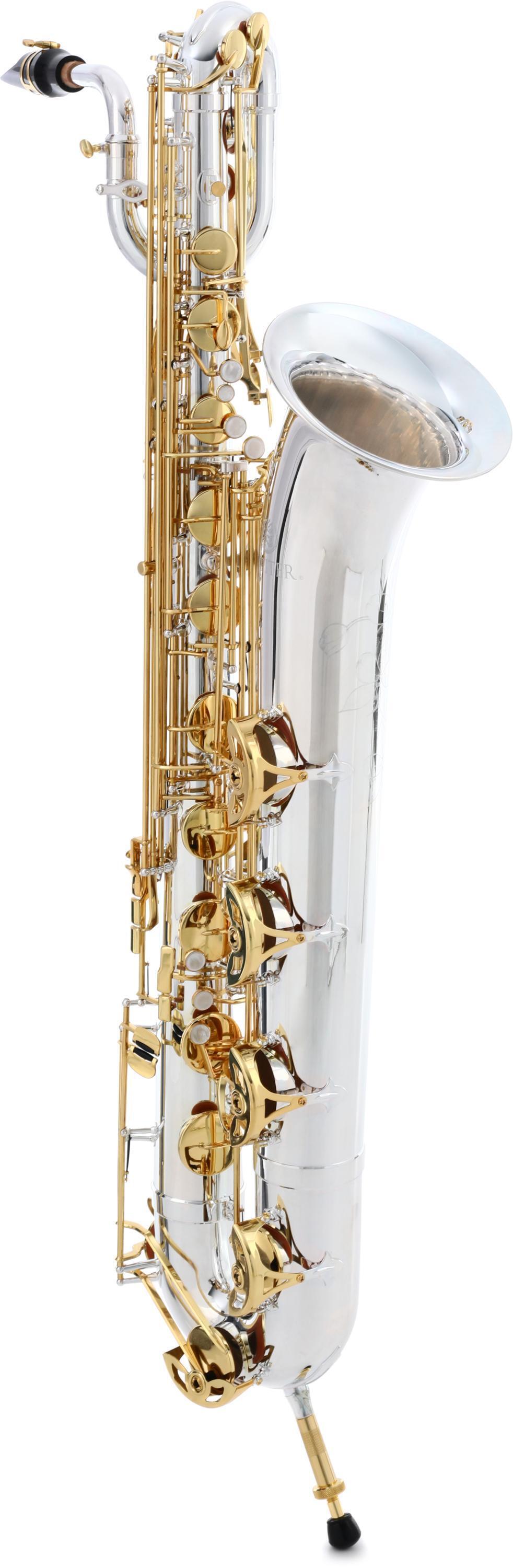 Jupiter JBS1100SG Baritone Saxophone - Silver Plated with Gold Lacquer ...