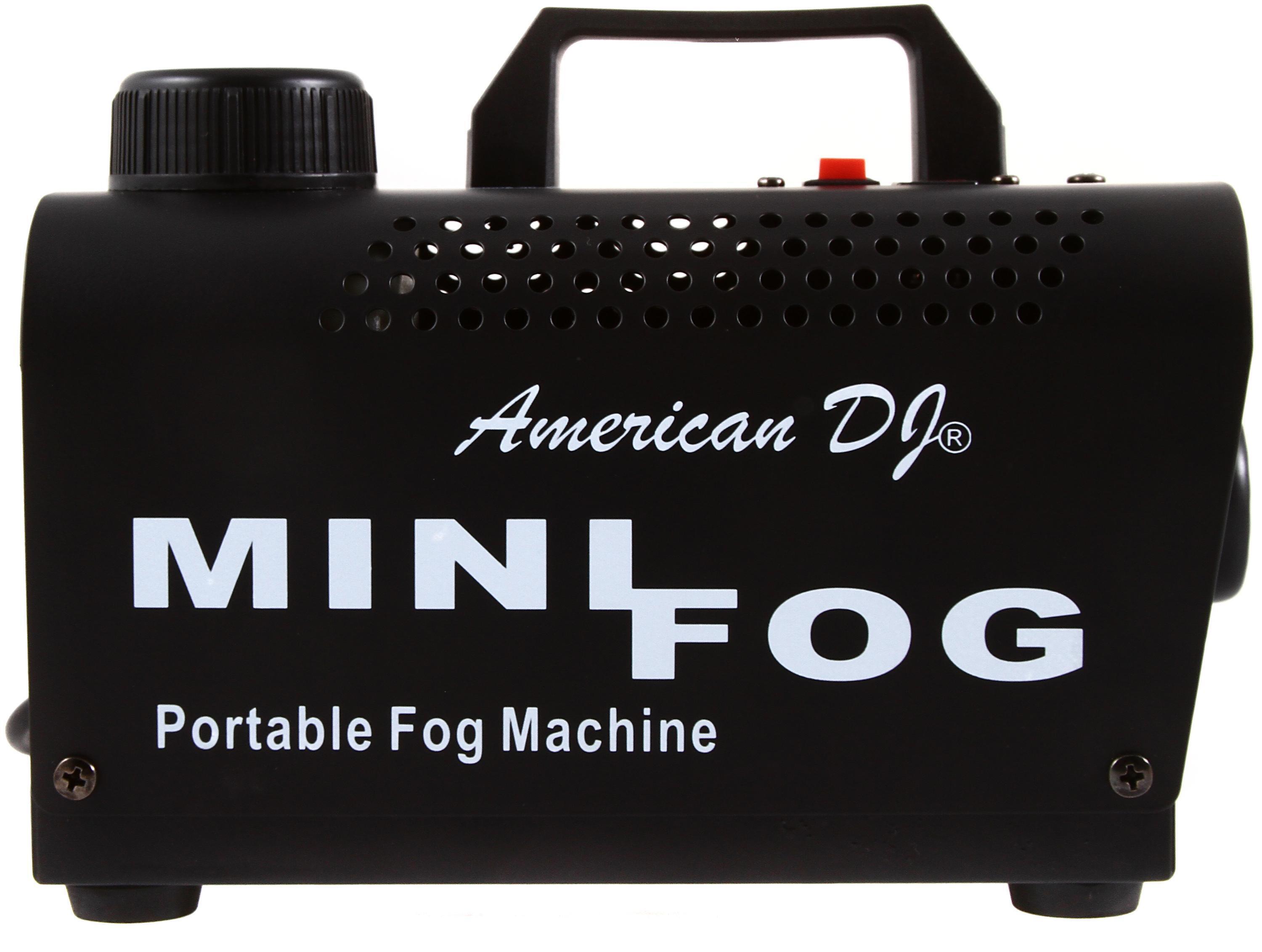 ADJ Mini Fog Portable Fog Machine with Fog Juice and Remote | Sweetwater