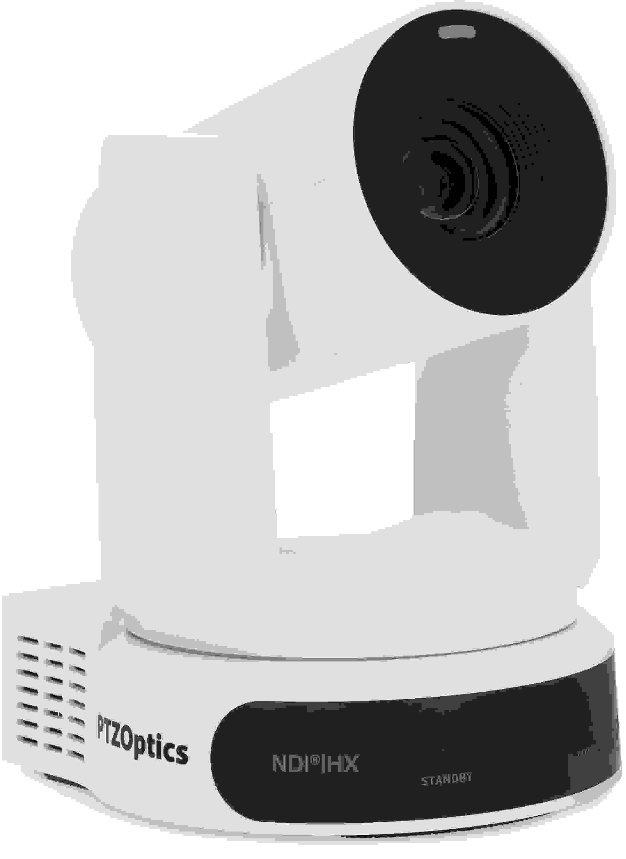 PTZOptics Move 4K Auto-tracking PTZ Video Camera - White | Sweetwater