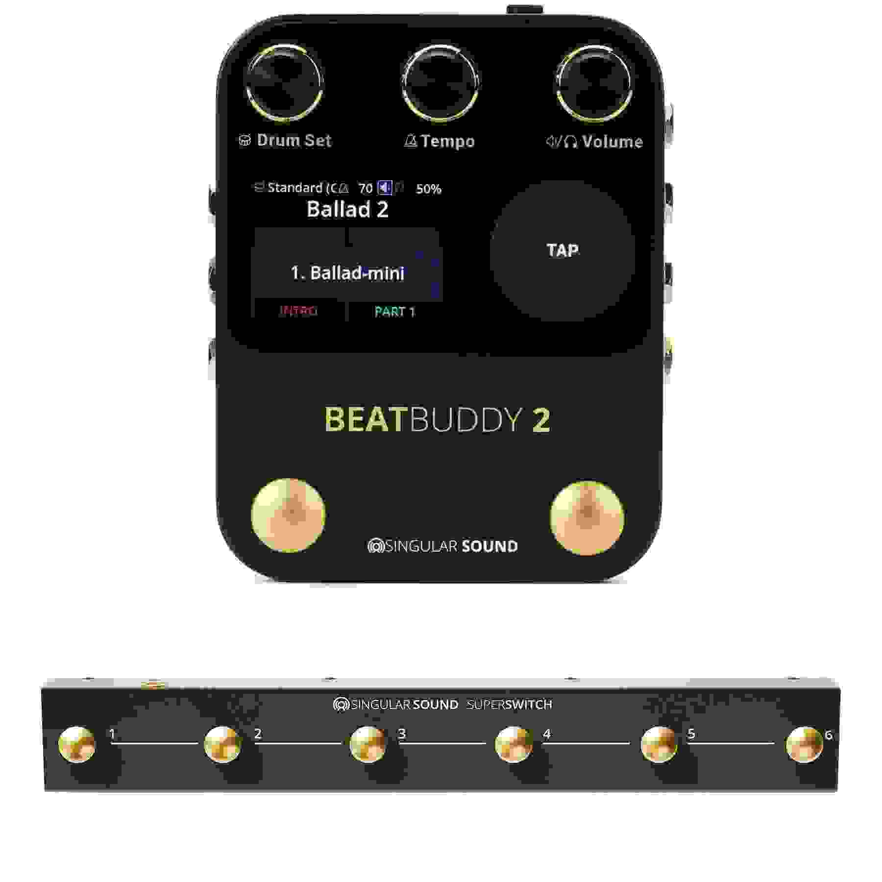 Singular Sound BeatBuddy 2 Drum Machine Pedal with SuperSwitch ...