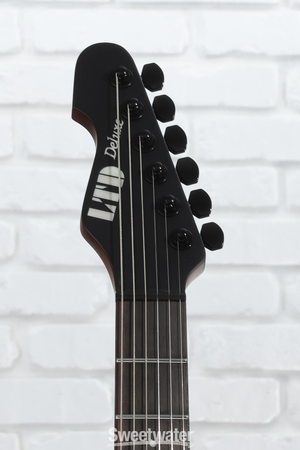 ESP SN-1 HT Electric Guitar - Black Blast | Sweetwater