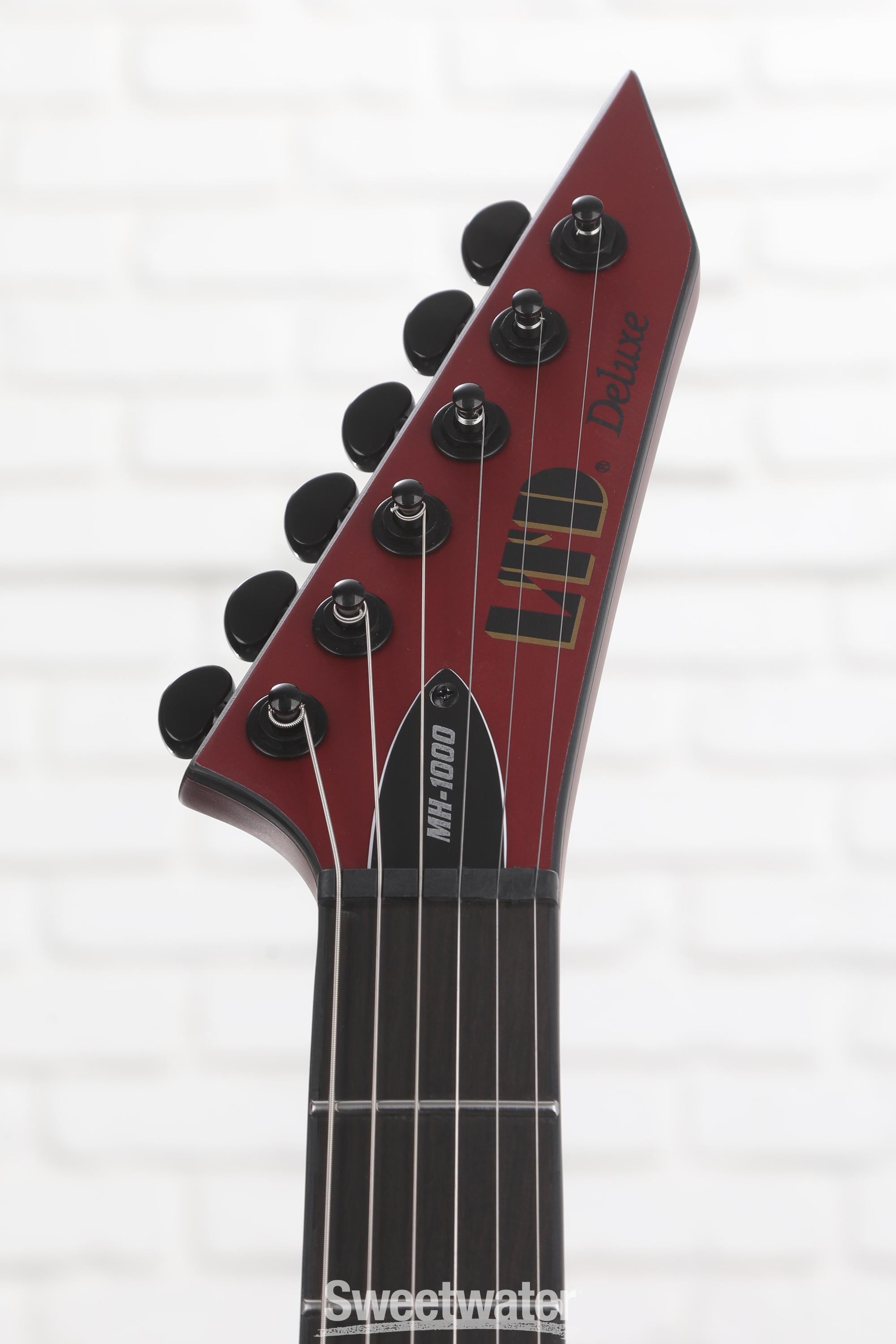 ESP LTD MH-1000 EverTune - Candy Apple Red Satin | Sweetwater