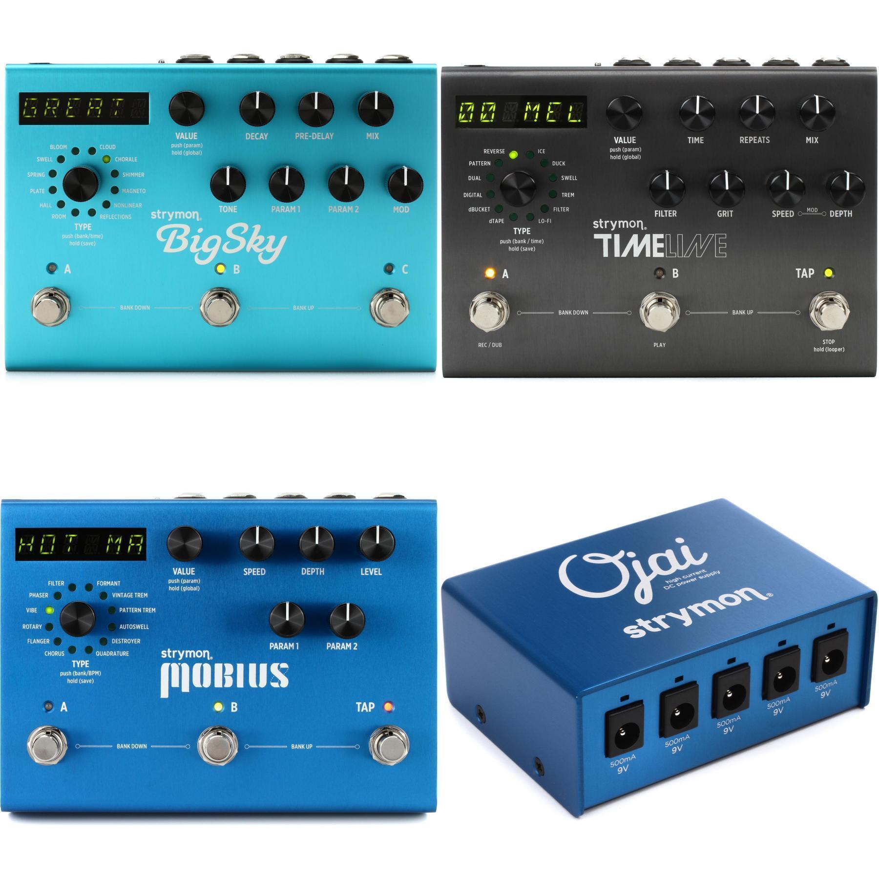 Strymon Big 3 Pedal Bundle with Power | Sweetwater