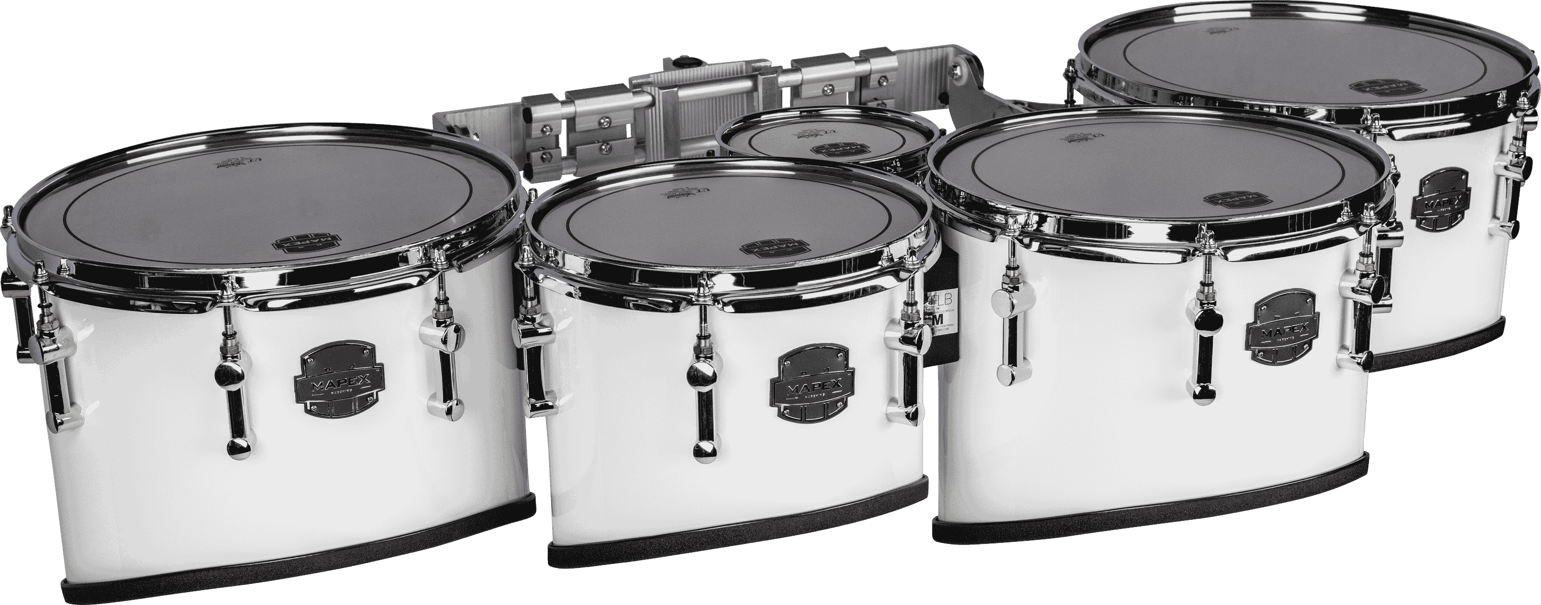 Mapex Quantum Mark II Classic Cut Marching Tenor Drum Quintet- 6-/10 ...