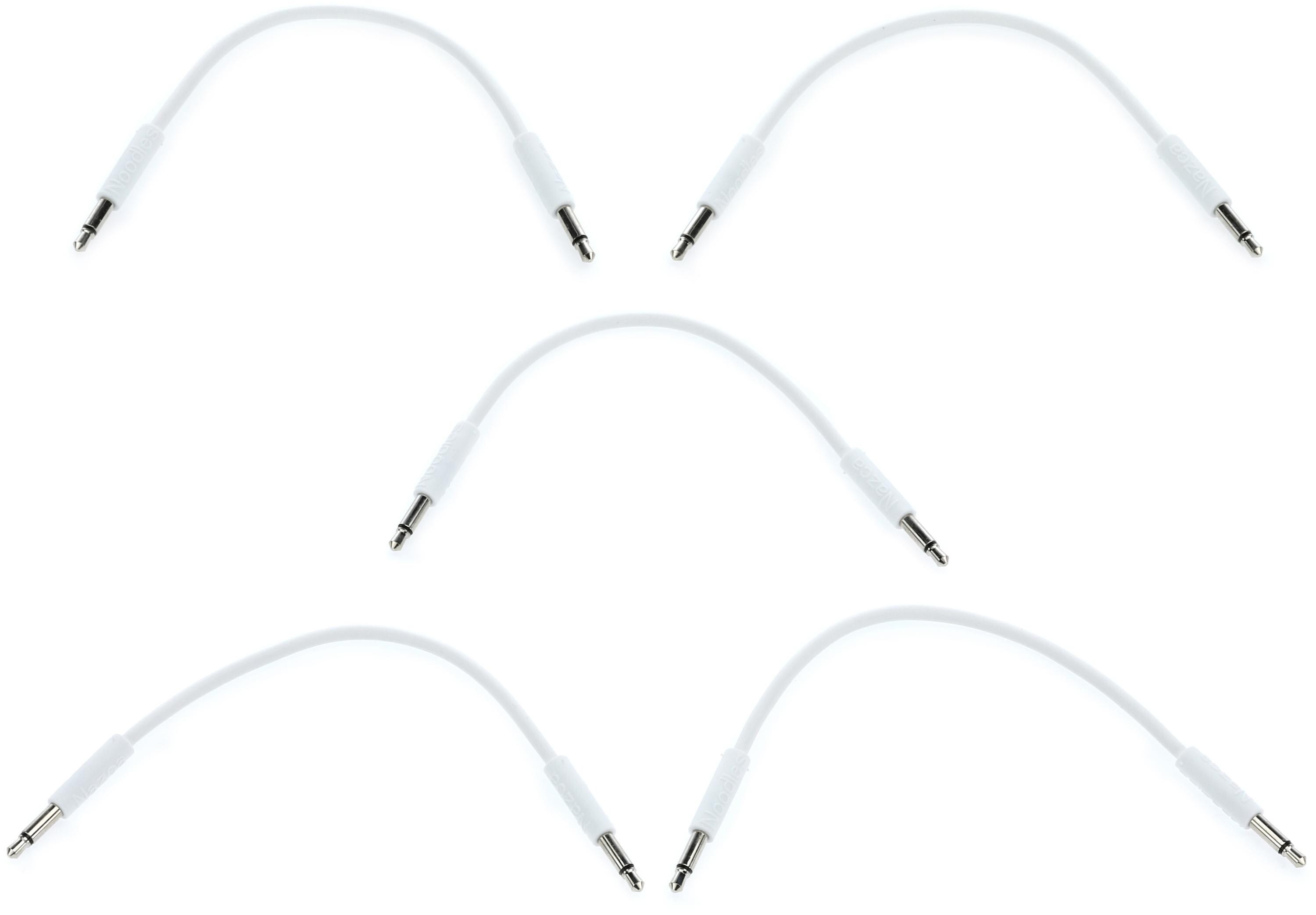 Nazca Audio Noodles Eurorack Patch Cable 3.5mm TS Male to 3.5mm TS Male ...