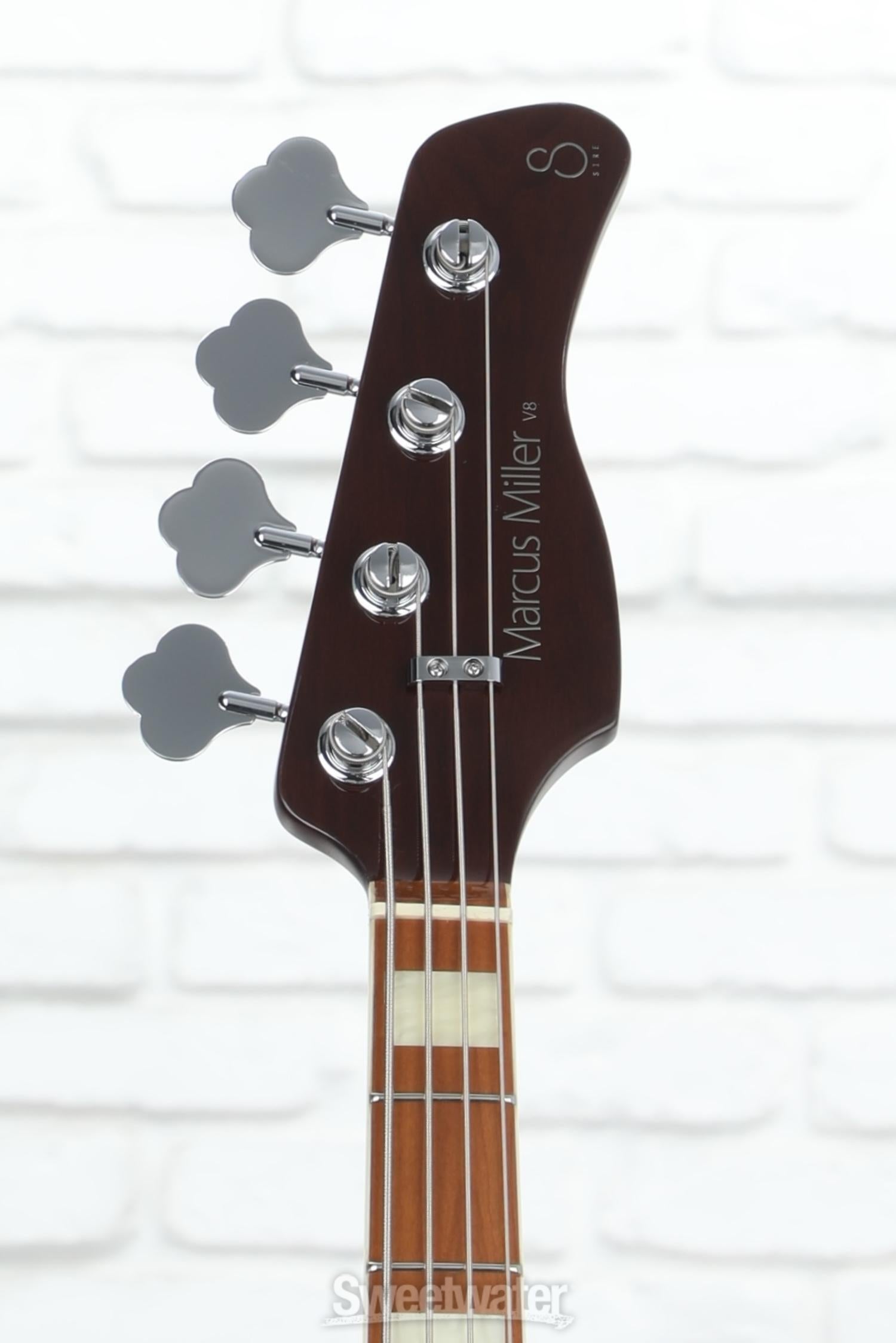 Sire Marcus Miller V8 4-string Bass Guitar - White Blonde | Sweetwater