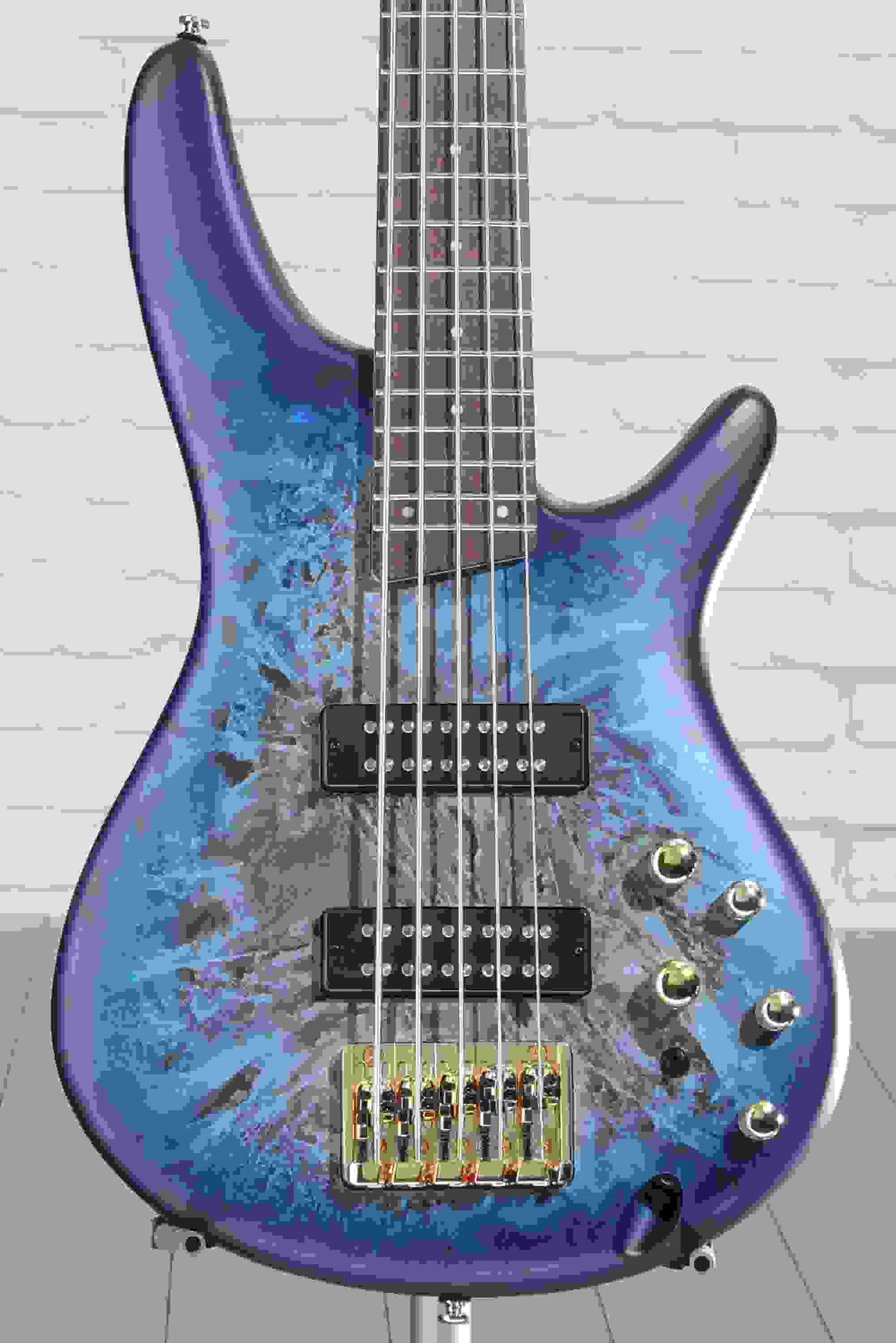 Ibanez SR Standard 5-string Electric Bass - Cosmic Blue Frozen Matte ...