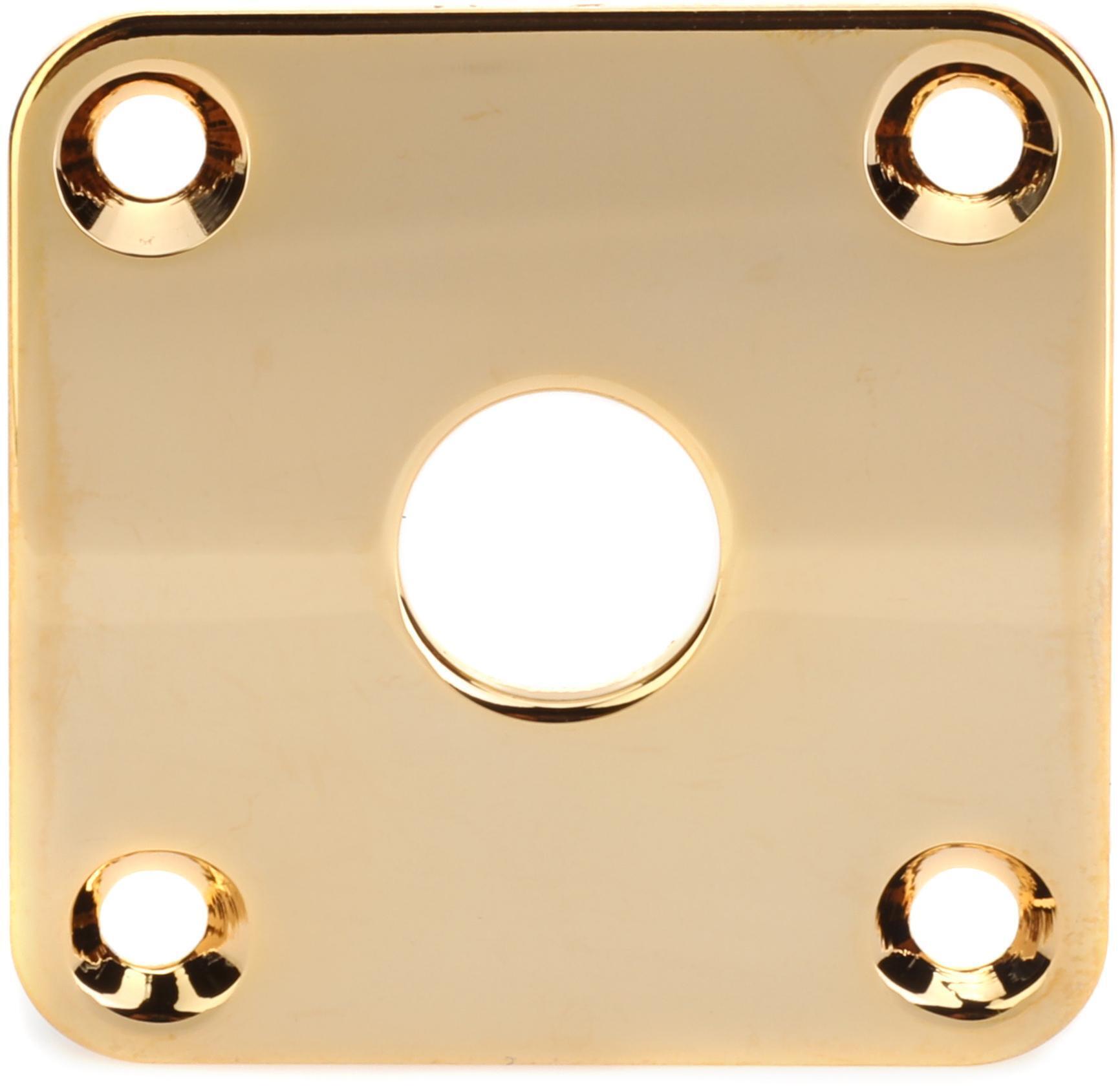 Gotoh JCB-4 Square-shaped 4-screw Jack Plate - Gold | Sweetwater