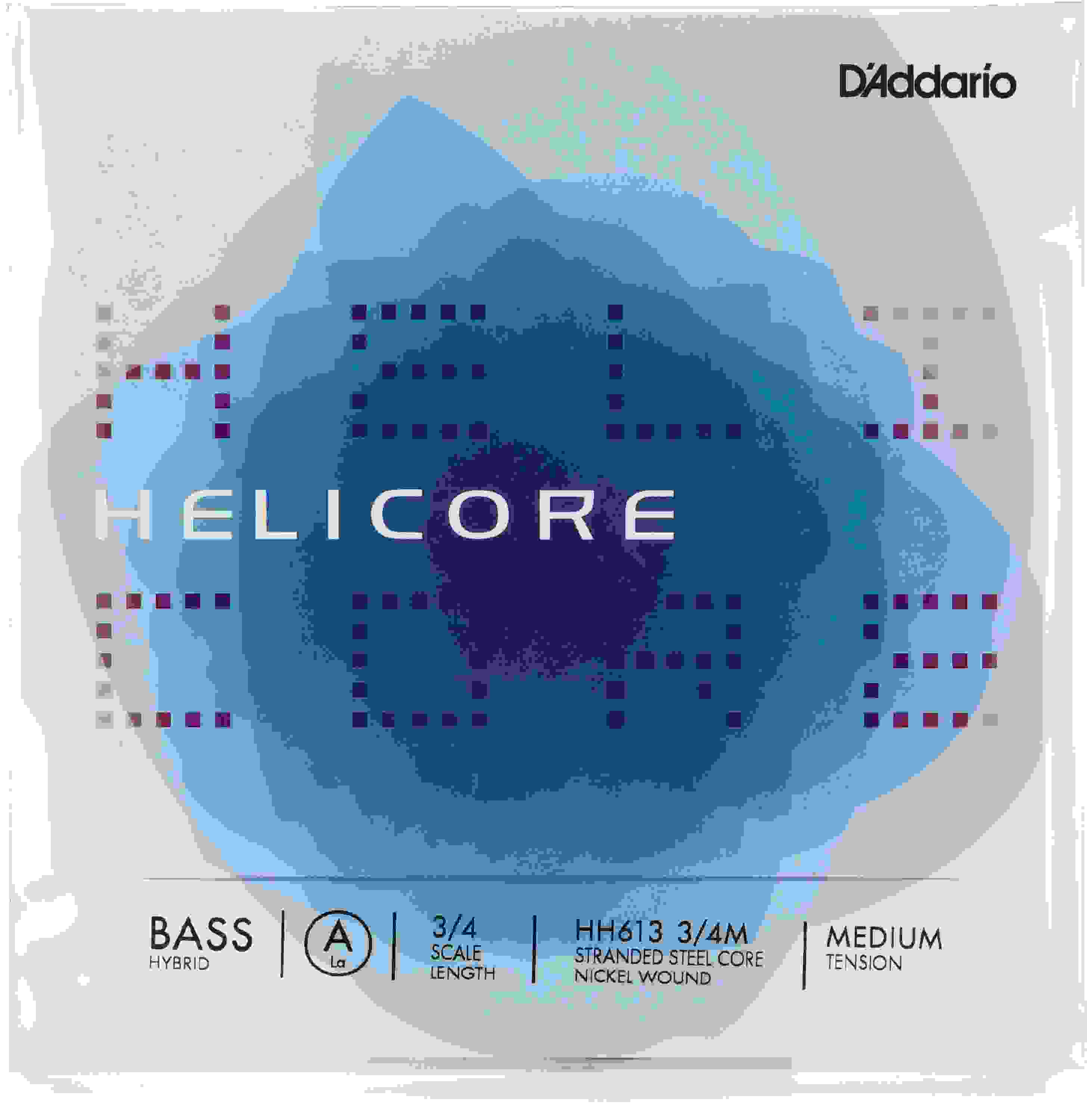D'Addario HH613 3/4M Helicore Hybrid Double Bass A String - 3/4 Size ...