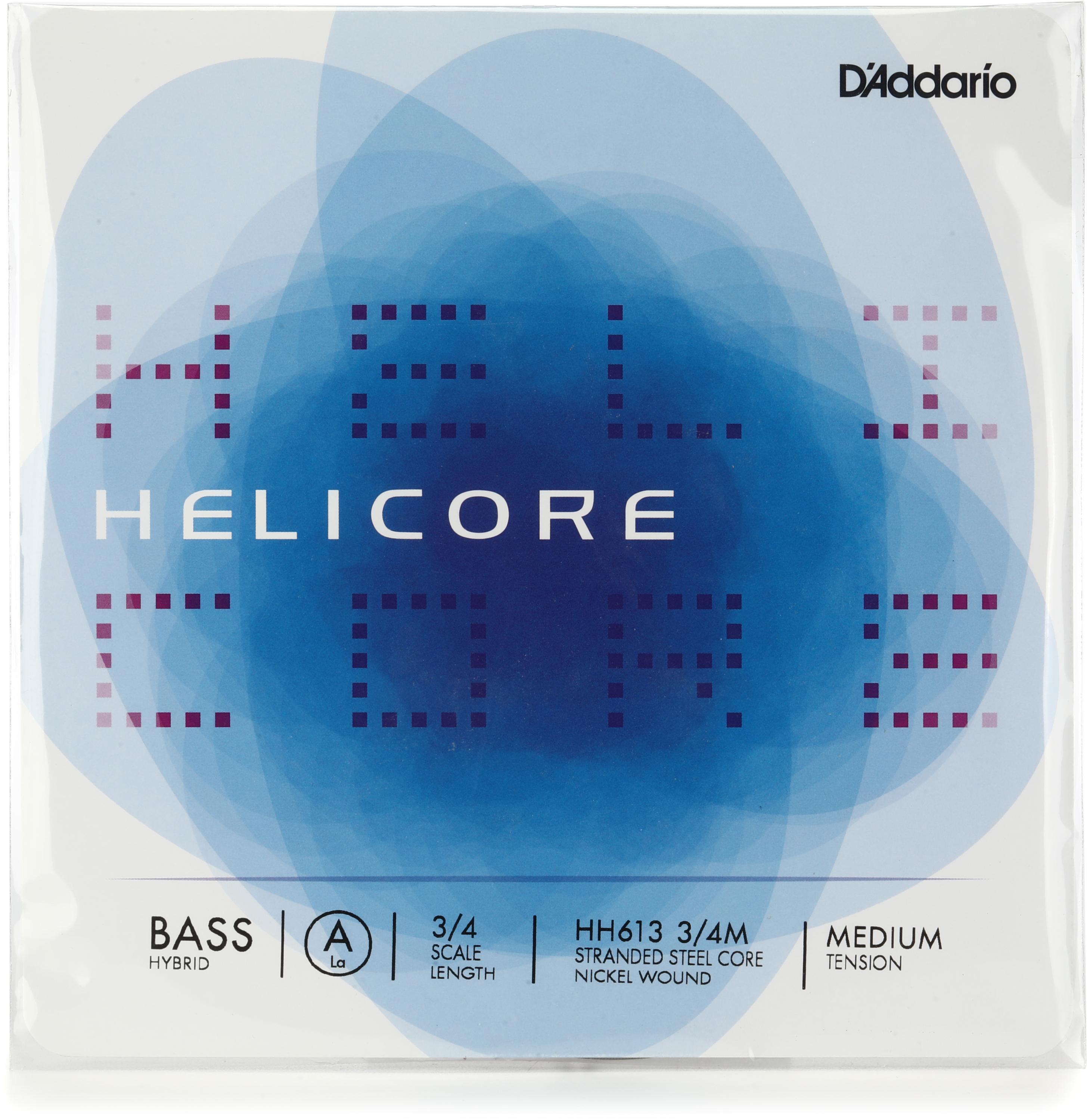 D'Addario HH613 3/4M Helicore Hybrid Double Bass A String - 3/4 Size ...
